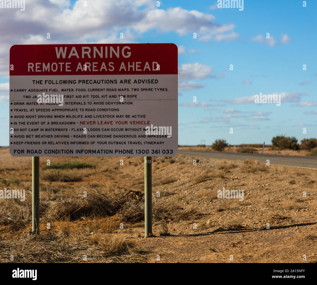 Desert warning signs hi-res stock photography and images - Alamy
