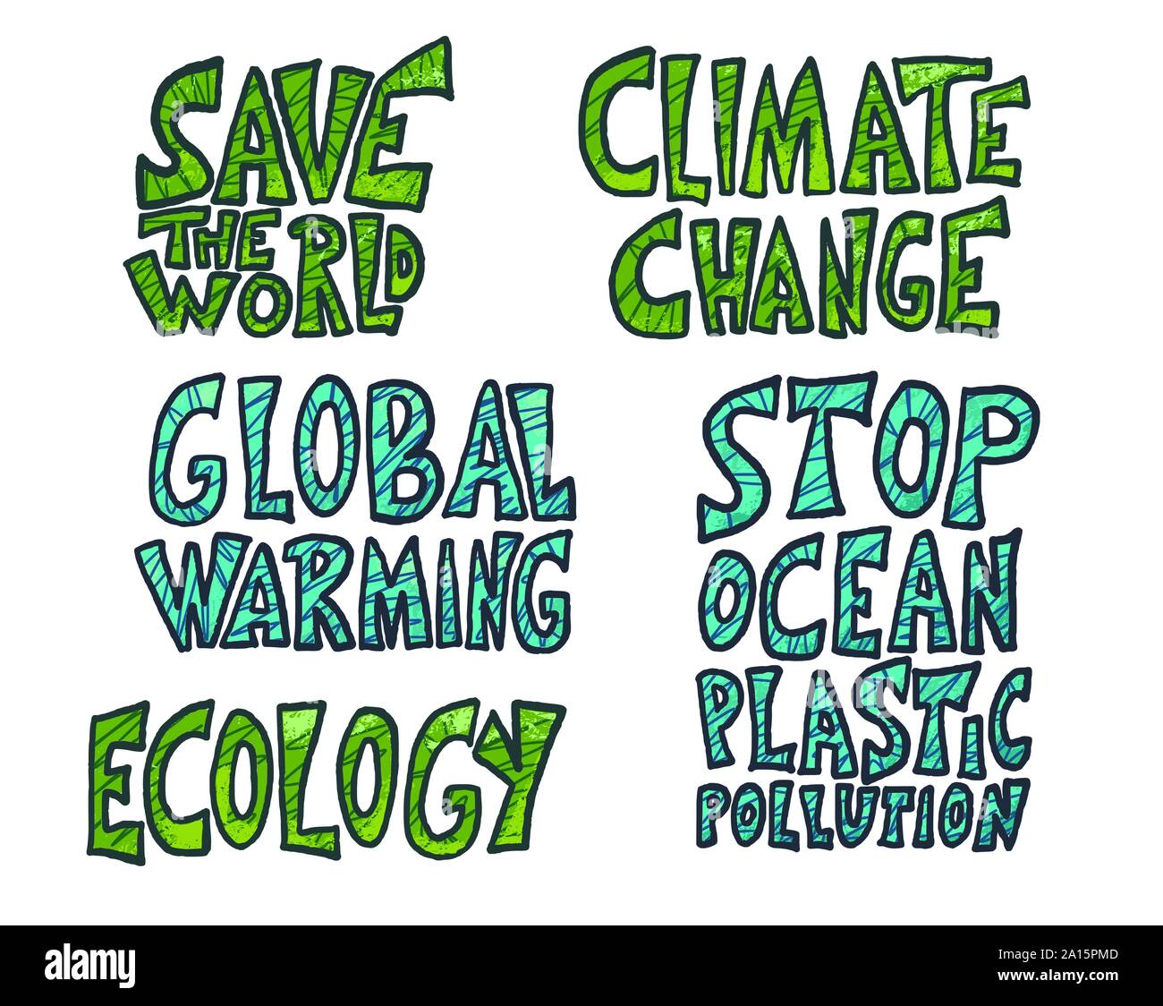 Ecology set of quotes. Climat change, Save the world, Stop ocean ...
