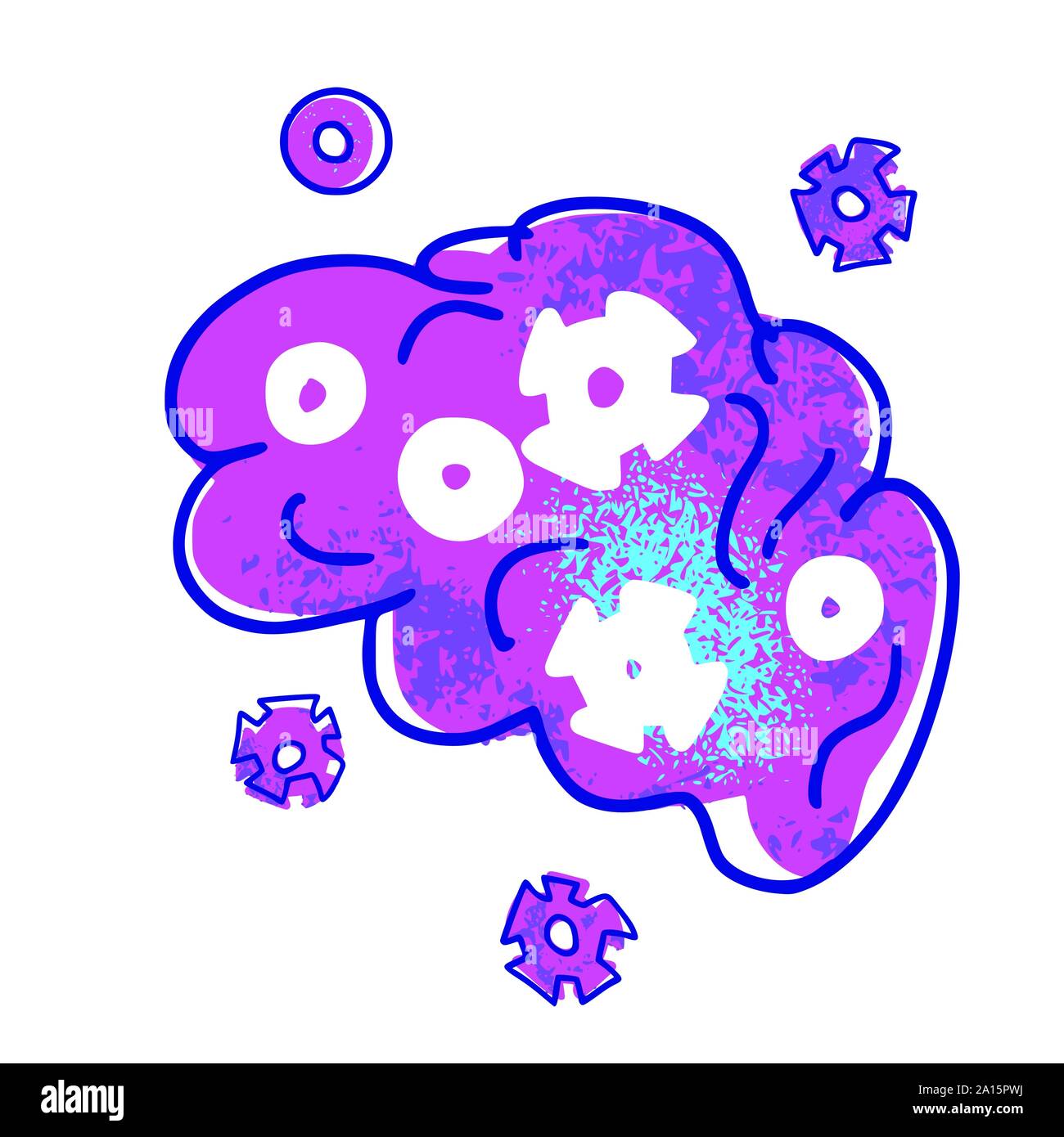 Cognitive science in human brain hi-res stock photography and images ...