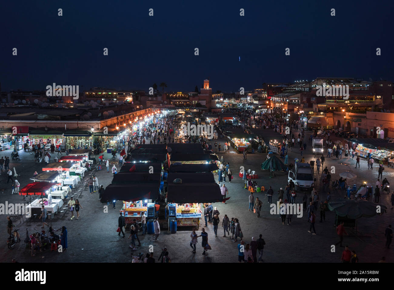 Marrakesh city view hi-res stock photography and images - Alamy