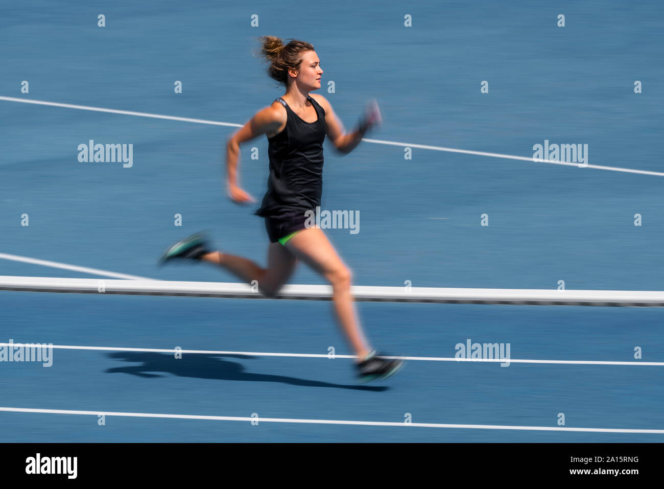 Female runner sprinter hi-res stock photography and images - Alamy