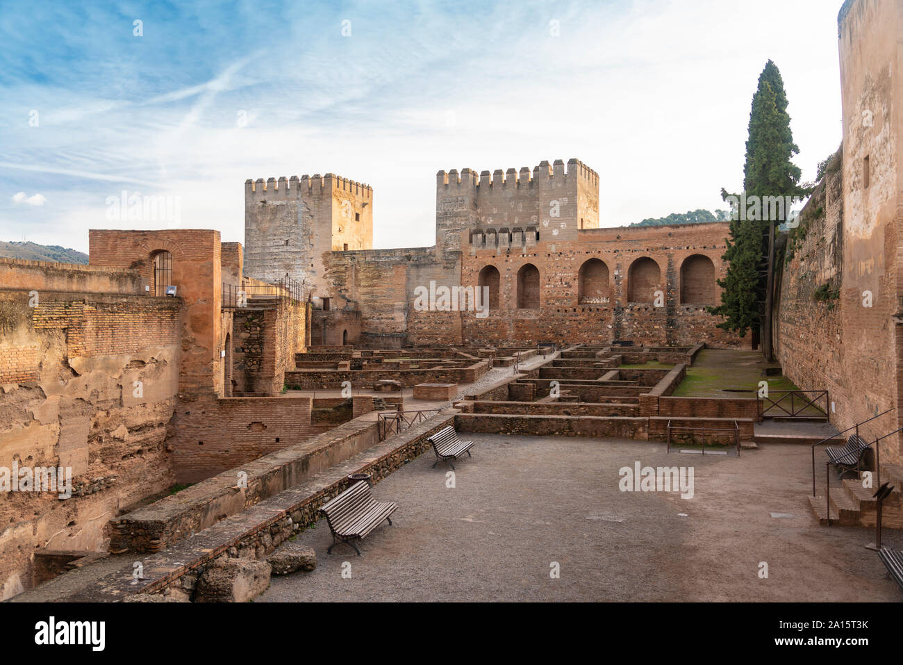 Alcazaba of the alhambra hi-res stock photography and images - Alamy