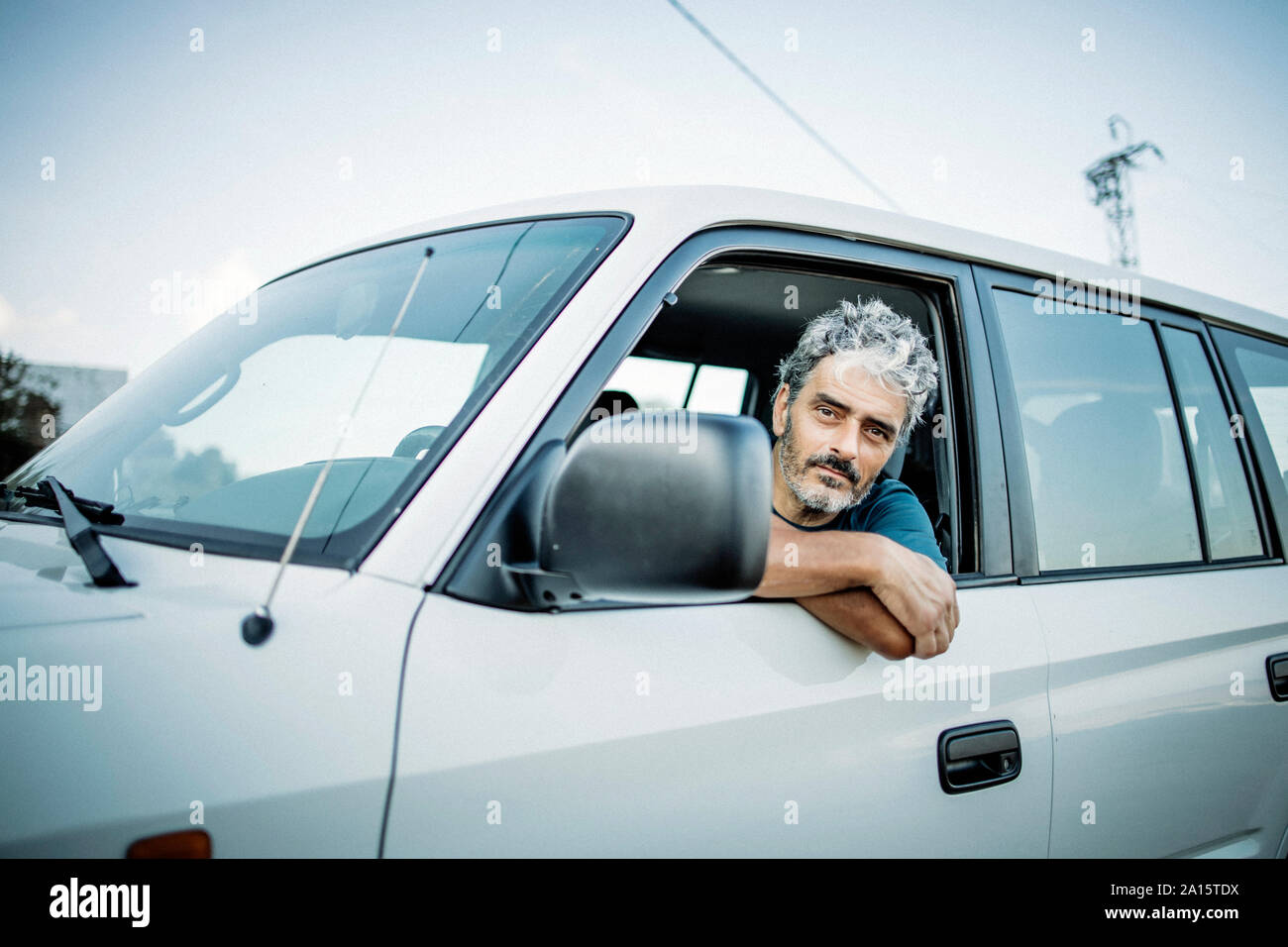Man in vehicle hi-res stock photography and images - Alamy