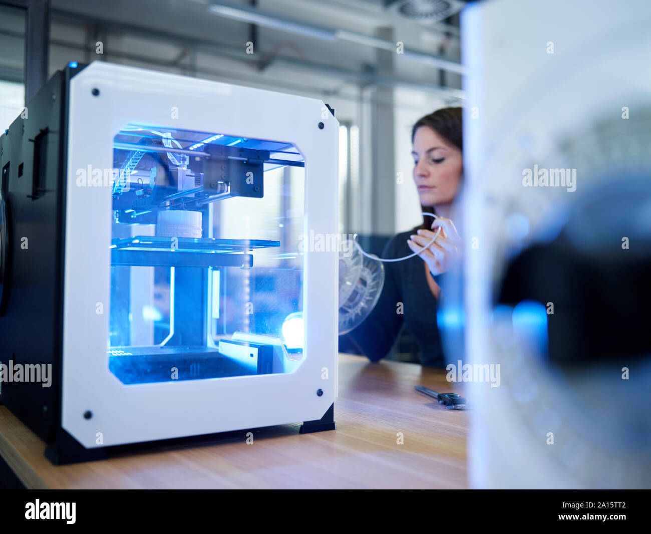 Woman printer hi-res stock photography and images - Alamy