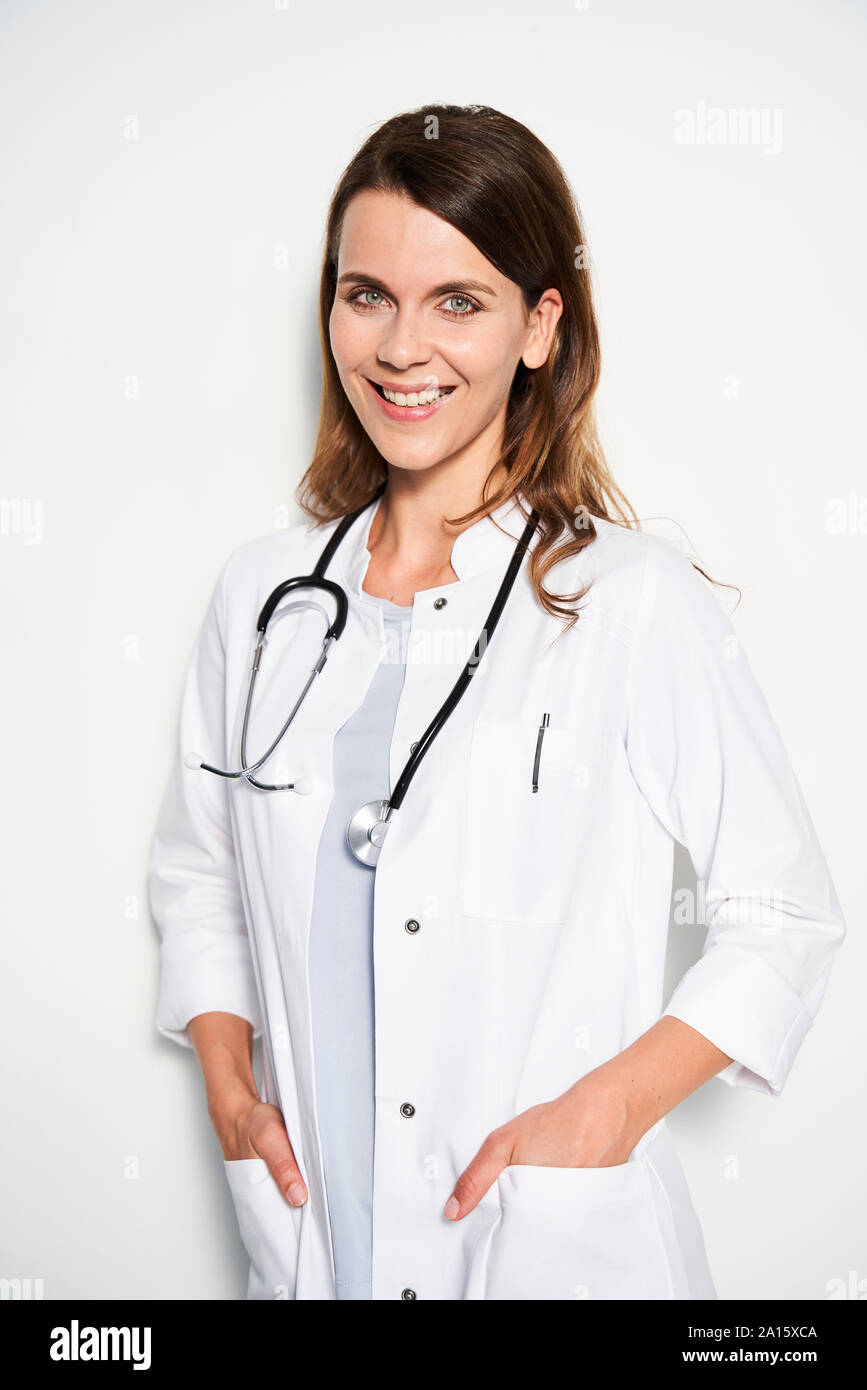 Friendly doctor stethoscope in hi-res stock photography and images - Alamy