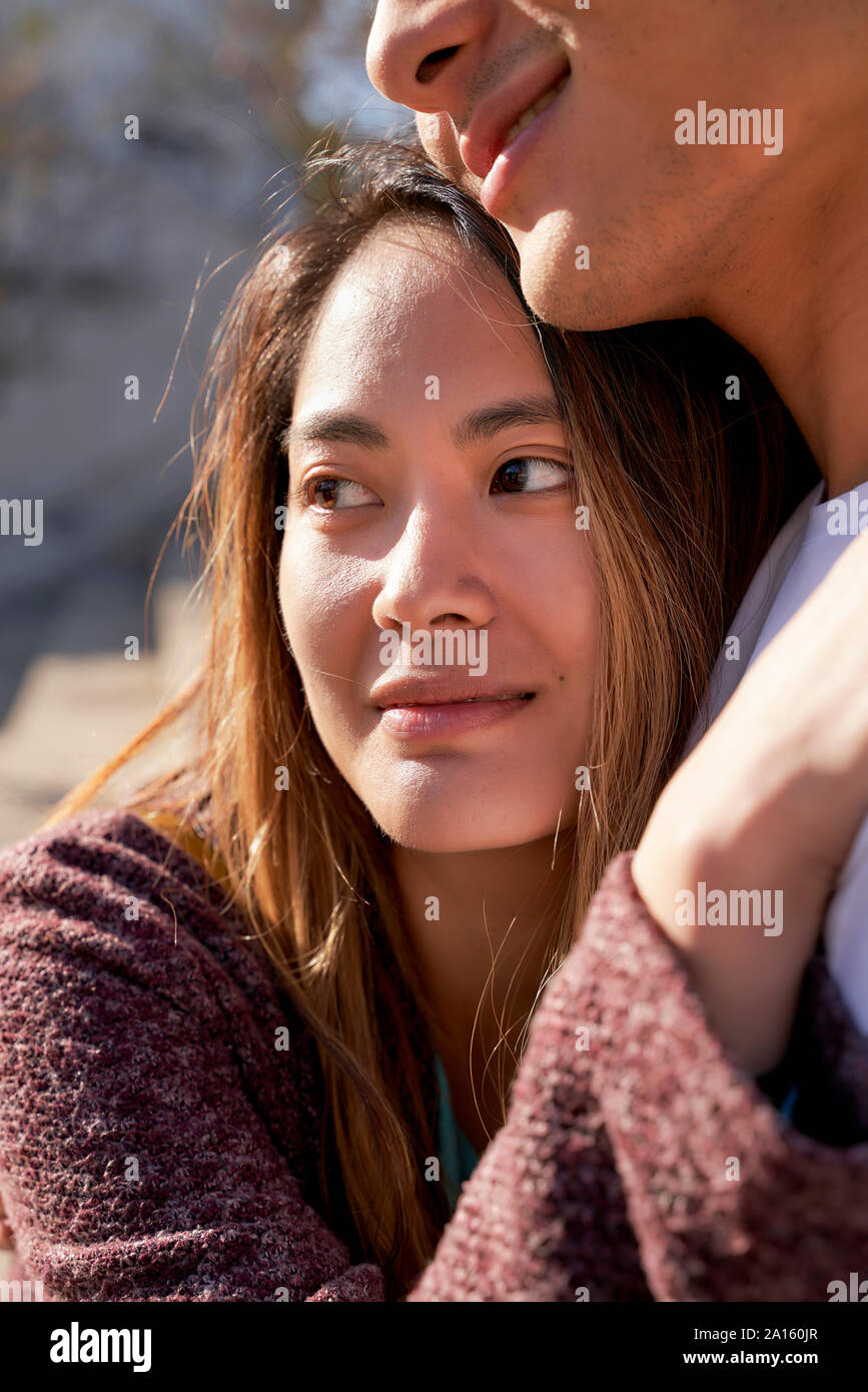 Hugging boyfriend hi-res stock photography and images - Alamy