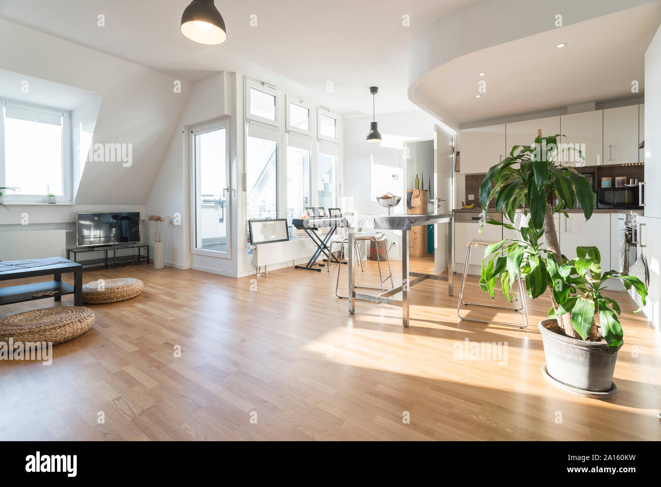 Interior of a modern apartment Stock Photo - Alamy