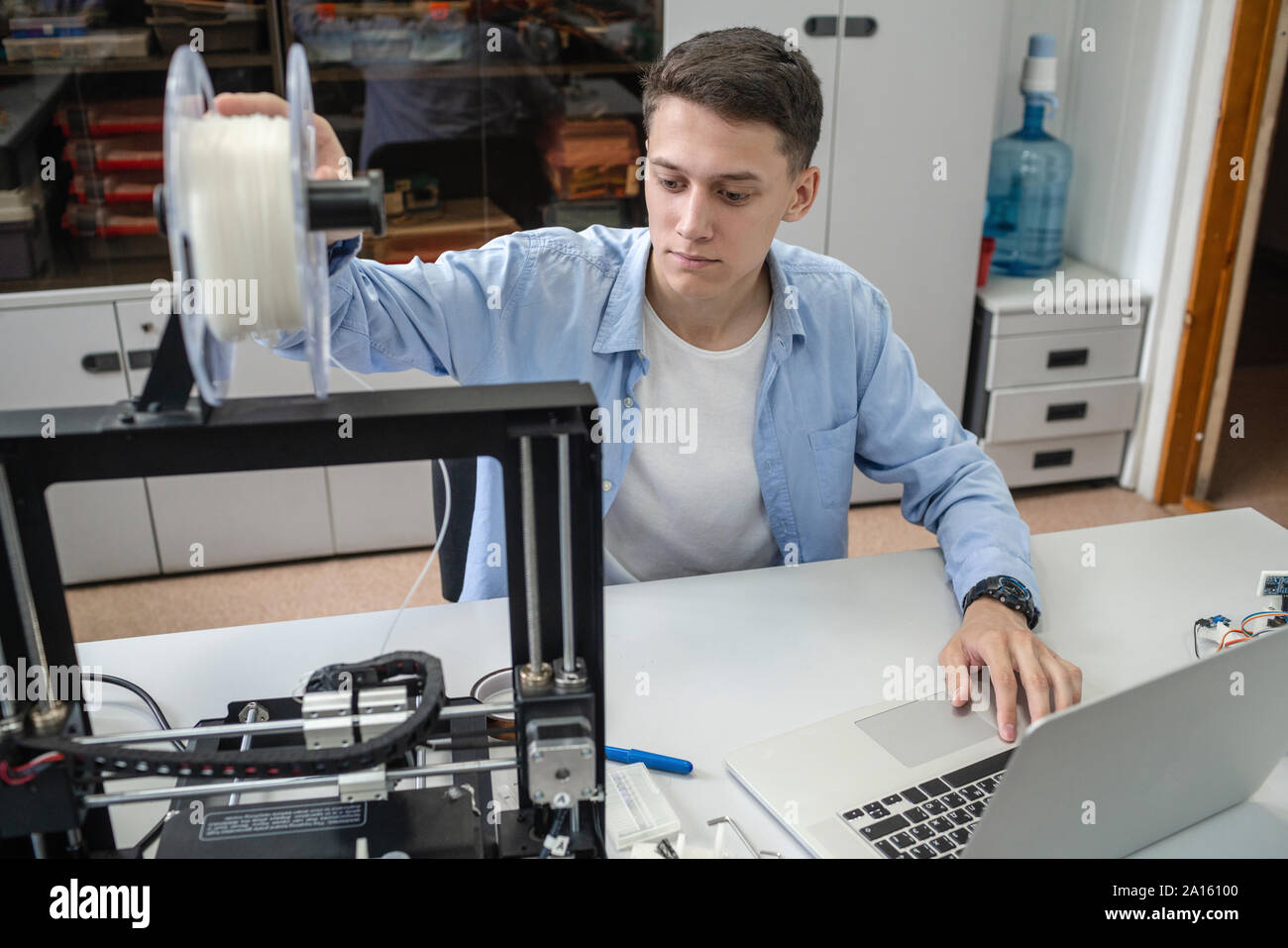 Laptop Setting High Resolution Stock Photography and Images - Alamy