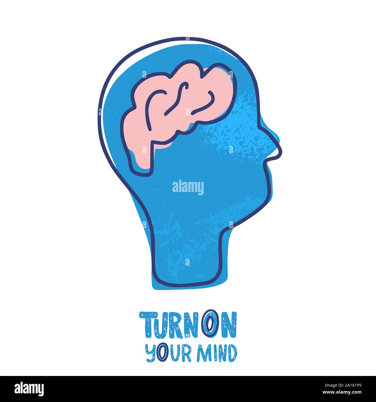 Turn on the brain Stock Vector Images - Alamy