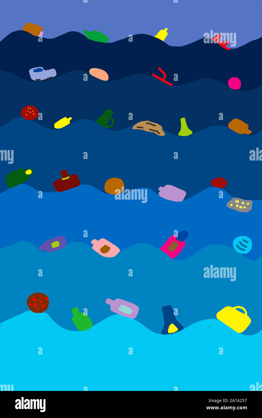 Garbage drawing hi-res stock photography and images - Alamy