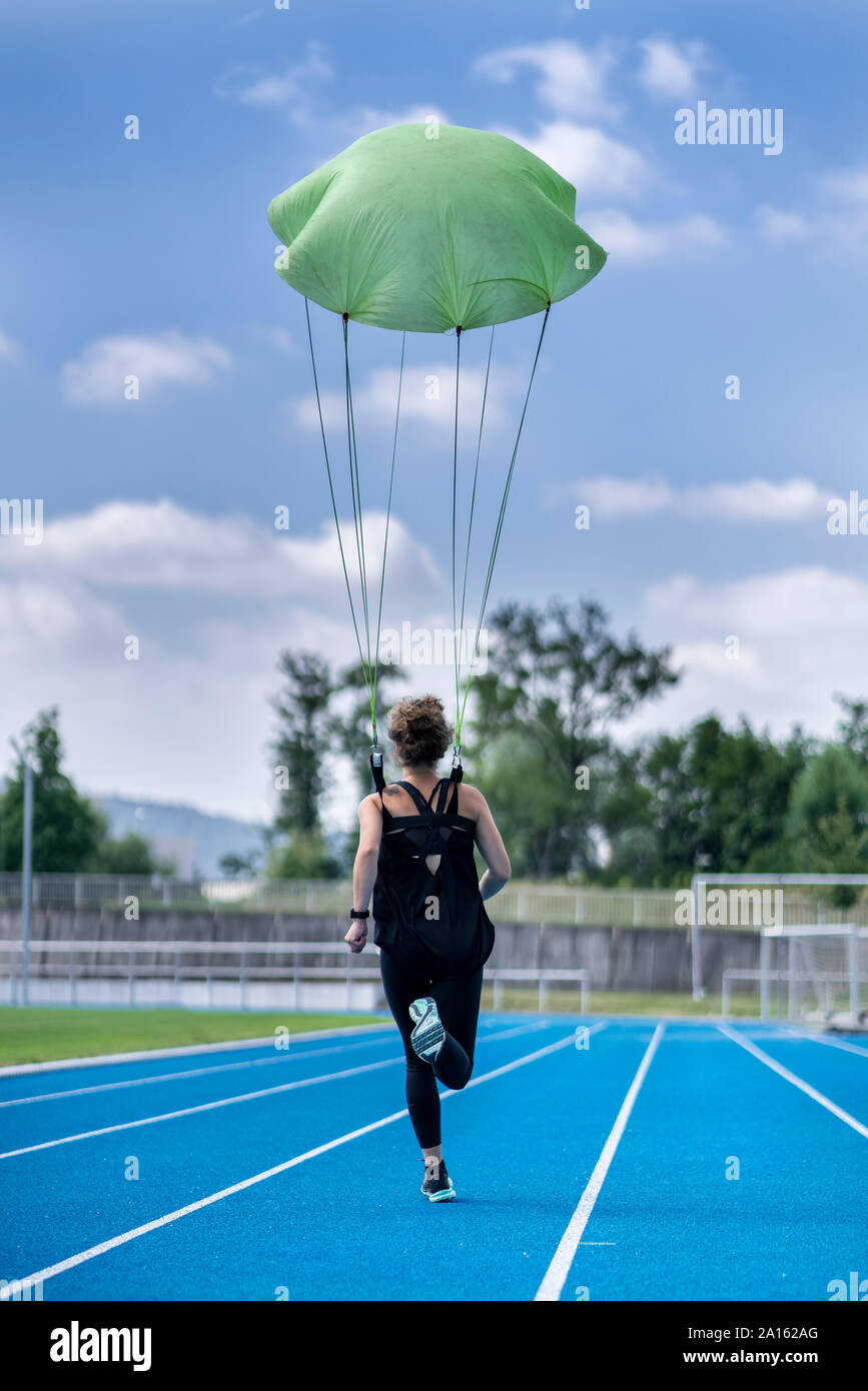 Female runner sprinter hi-res stock photography and images - Alamy