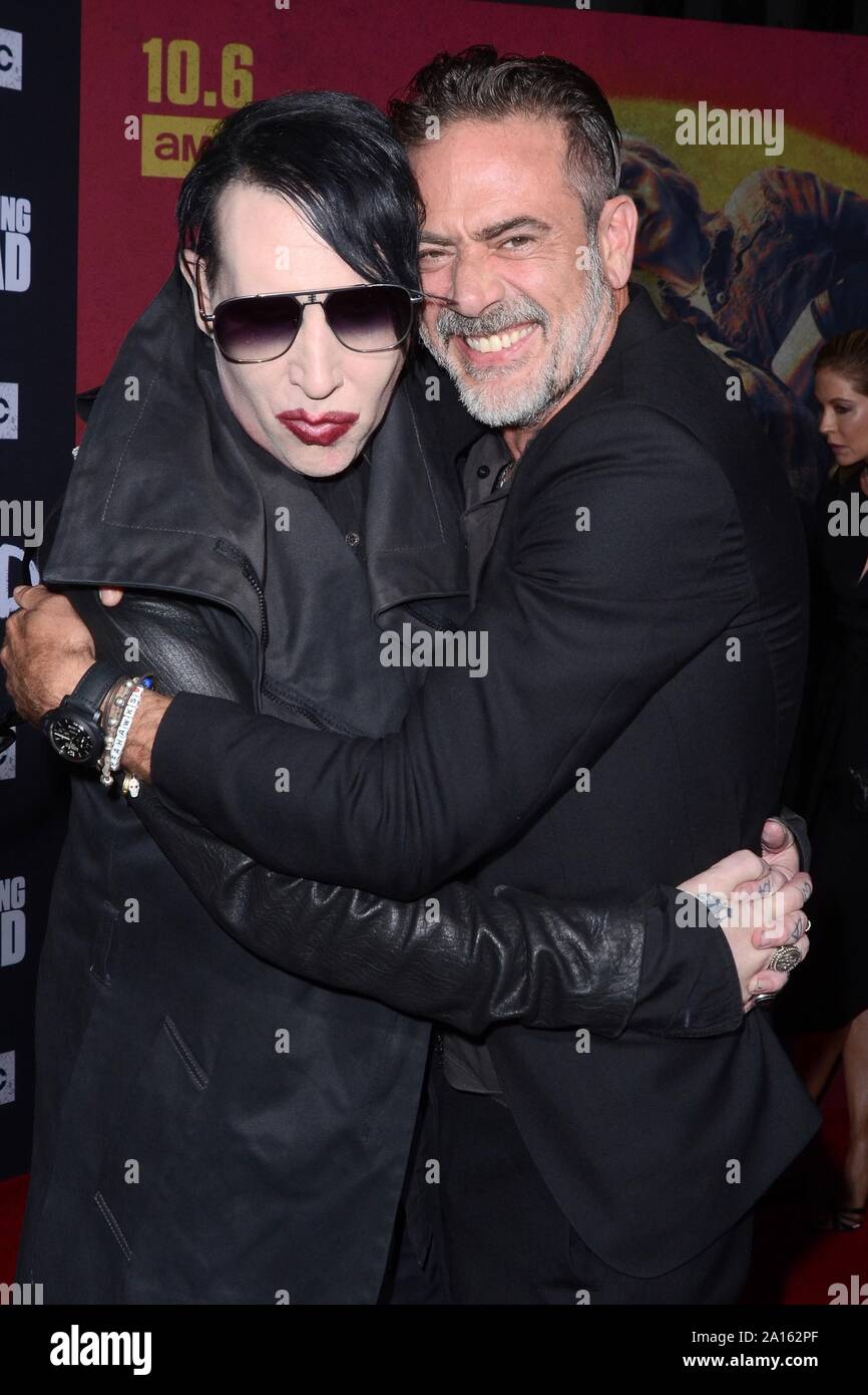 Marilyn Manson, Jeffrey Dean Morgan at arrivals for THE WALKING DEAD ...