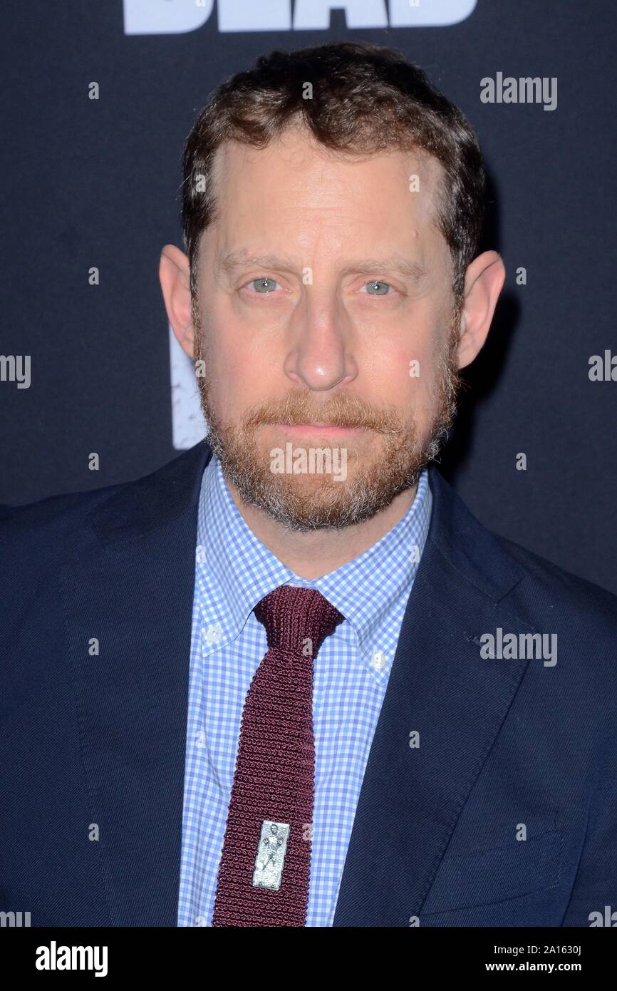 Scott M. Gimple at arrivals for THE WALKING DEAD Season 10 Premiere ...