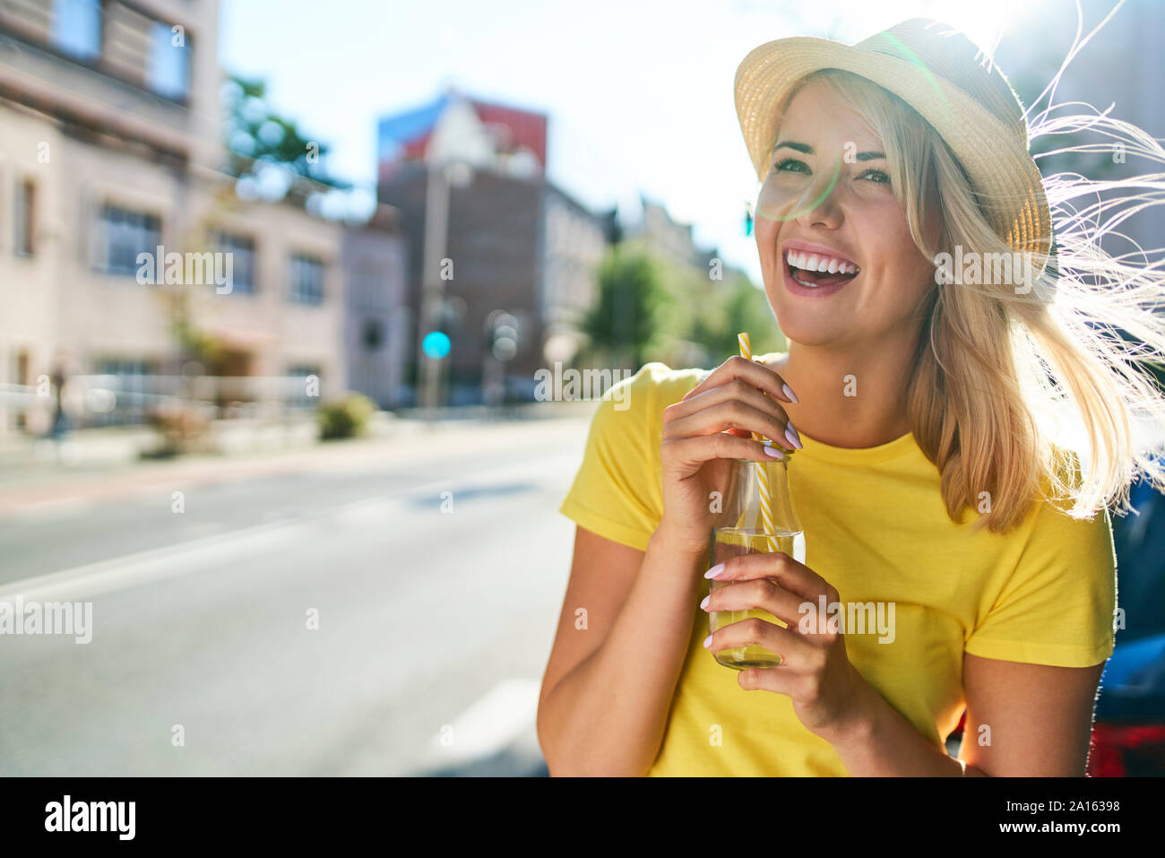 Happy drink hi-res stock photography and images - Alamy