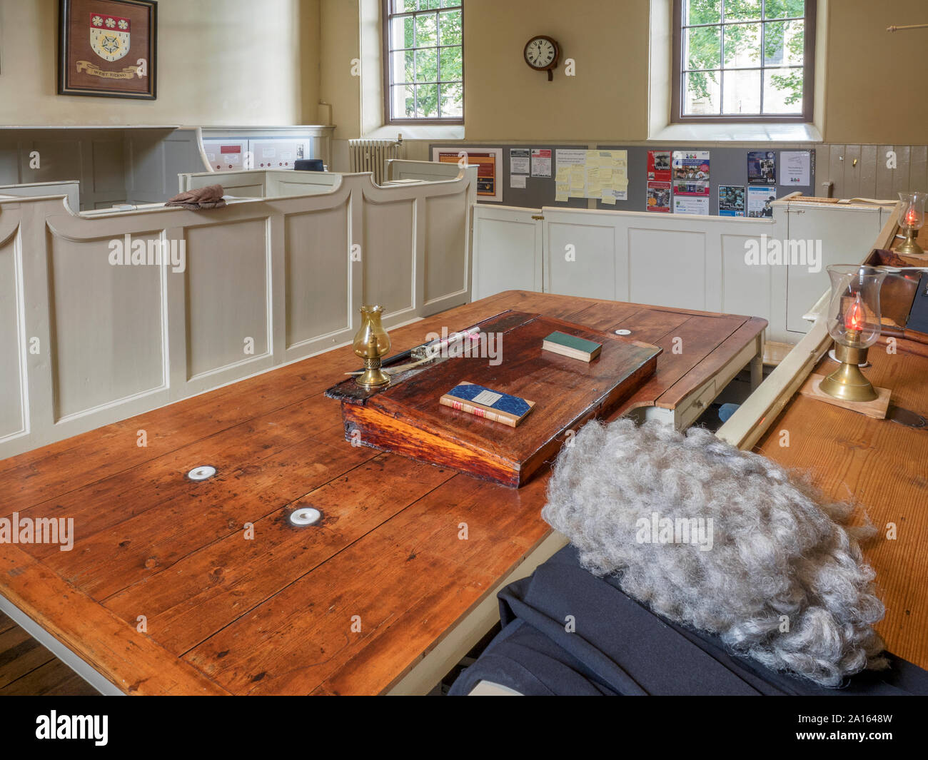 Interior of the Courtroom at Ripon Courthouse Museum Ripon North ...