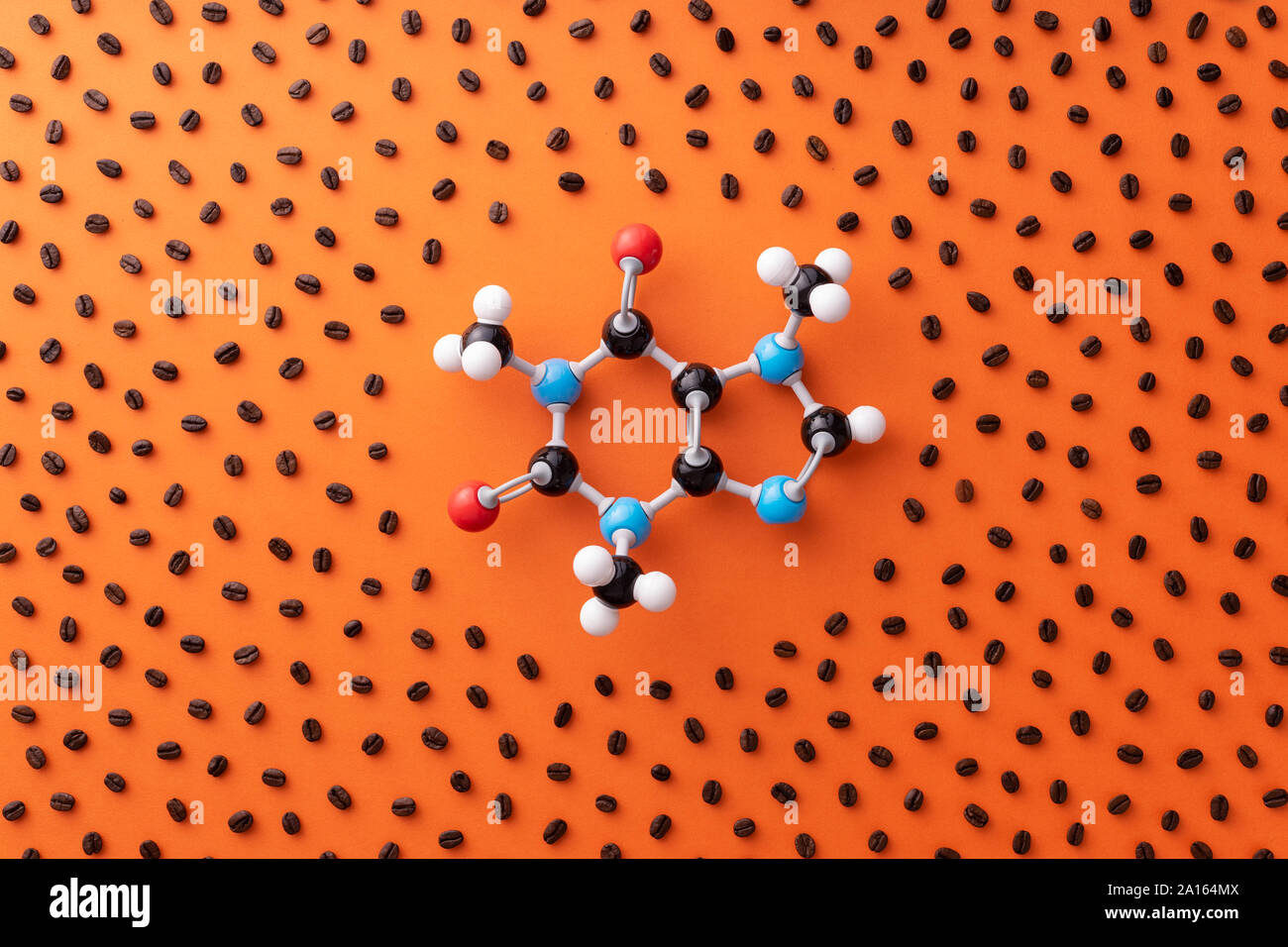 Chemical structure of caffeine hi-res stock photography and images - Alamy