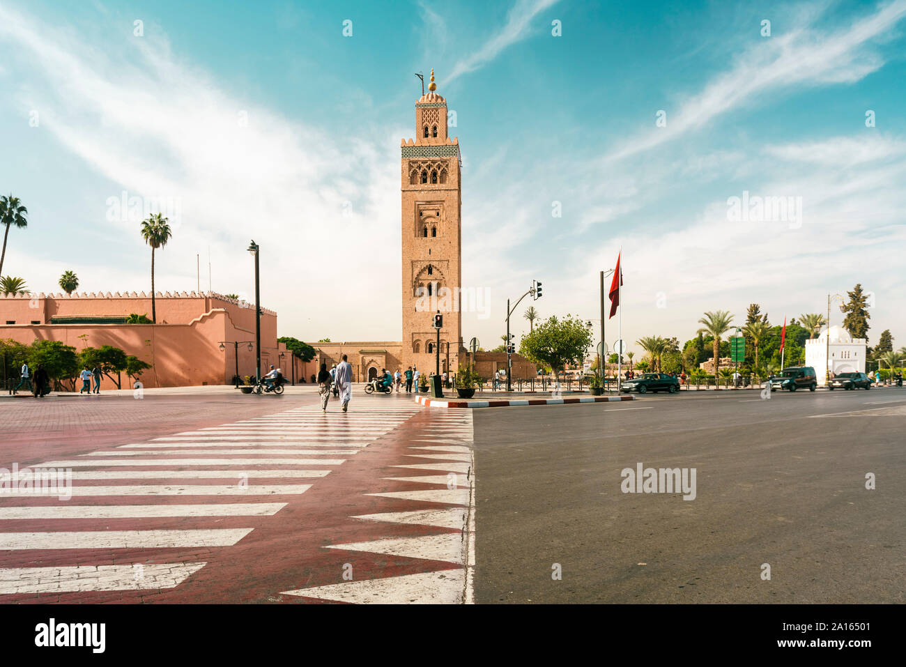 Marrakesh city view hi-res stock photography and images - Alamy