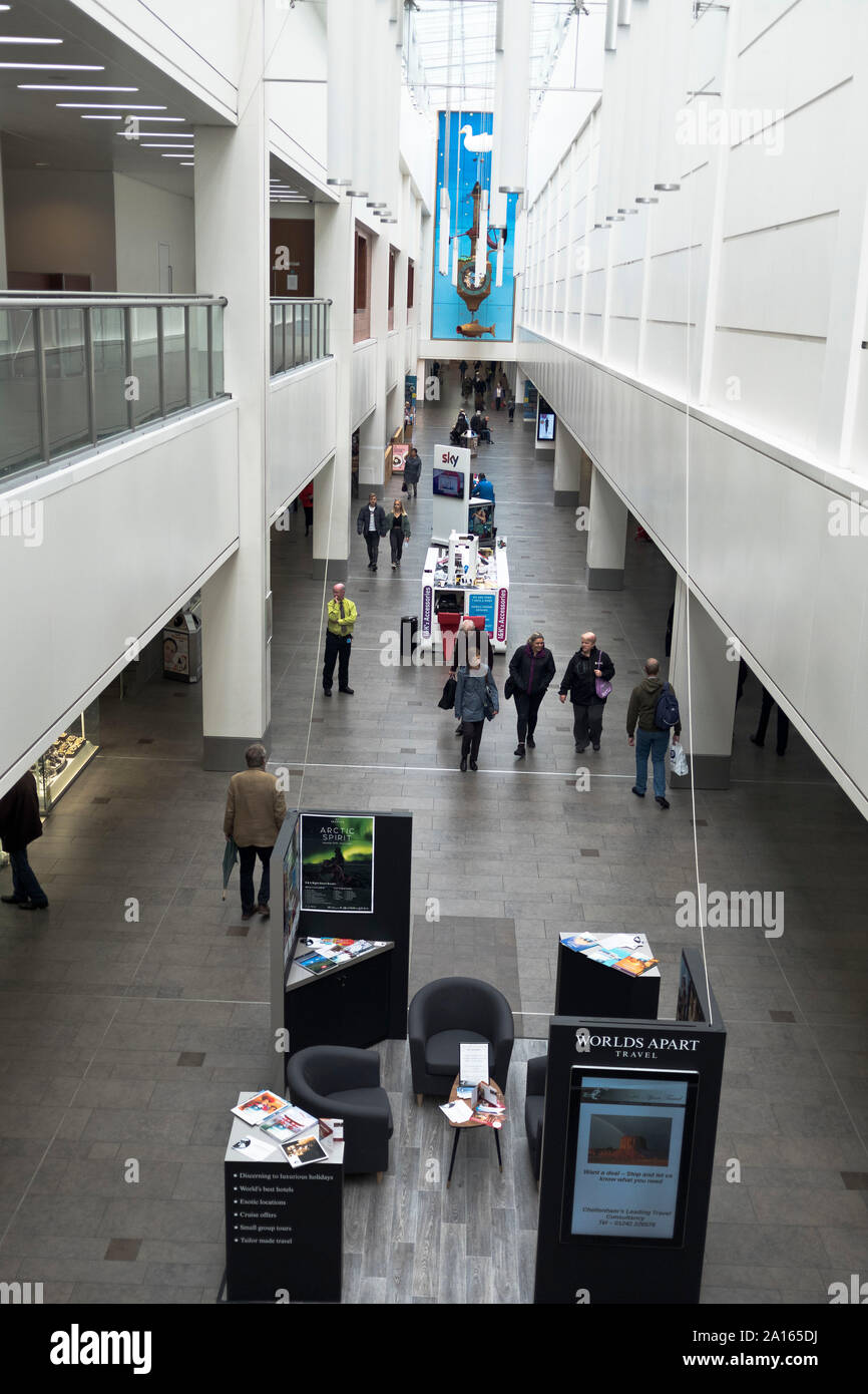 dh Regent Arcade CHELTENHAM GLOUCESTERSHIRE Shopping centre interior ...