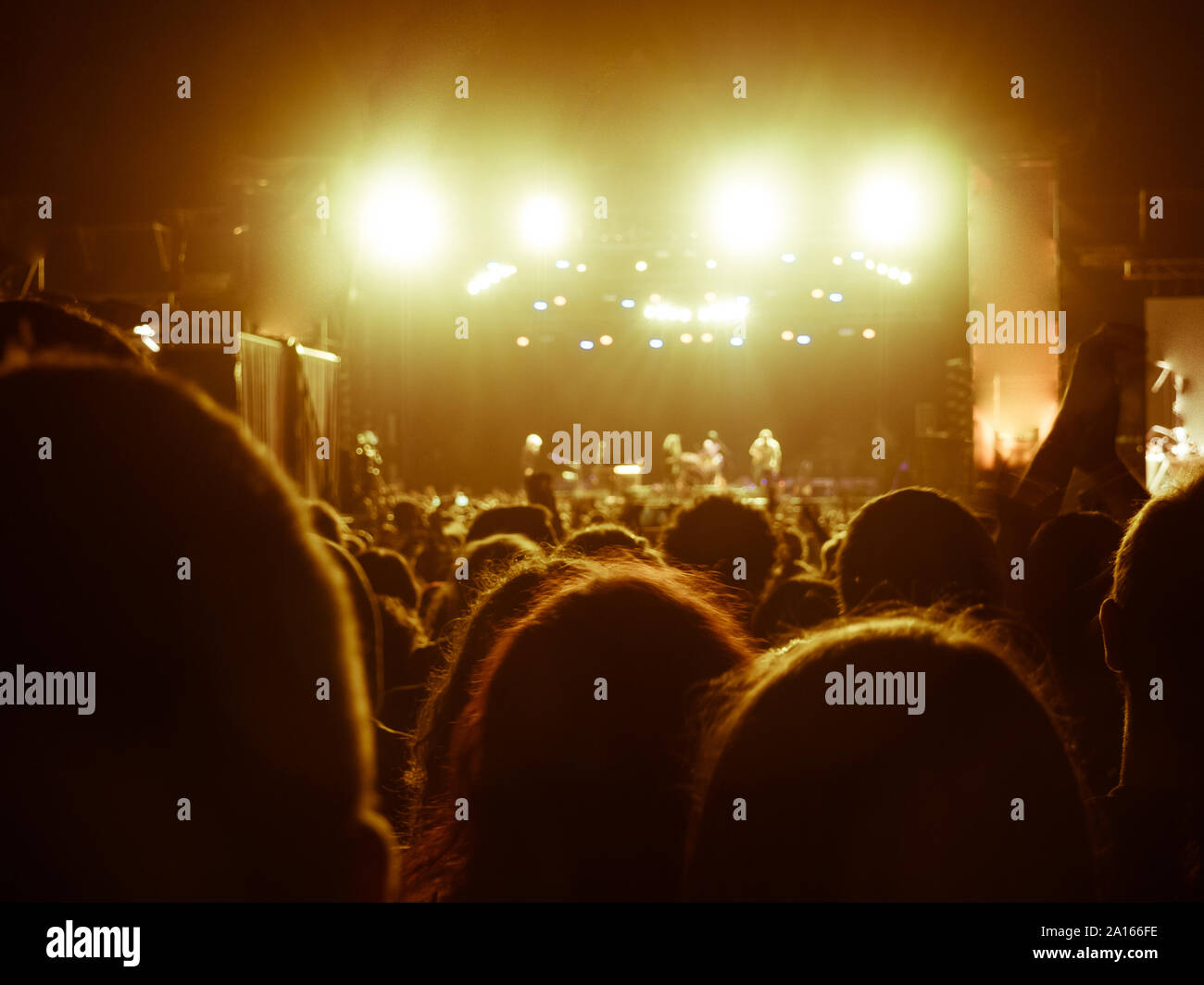 Music fans enjoying live concert hi-res stock photography and images ...