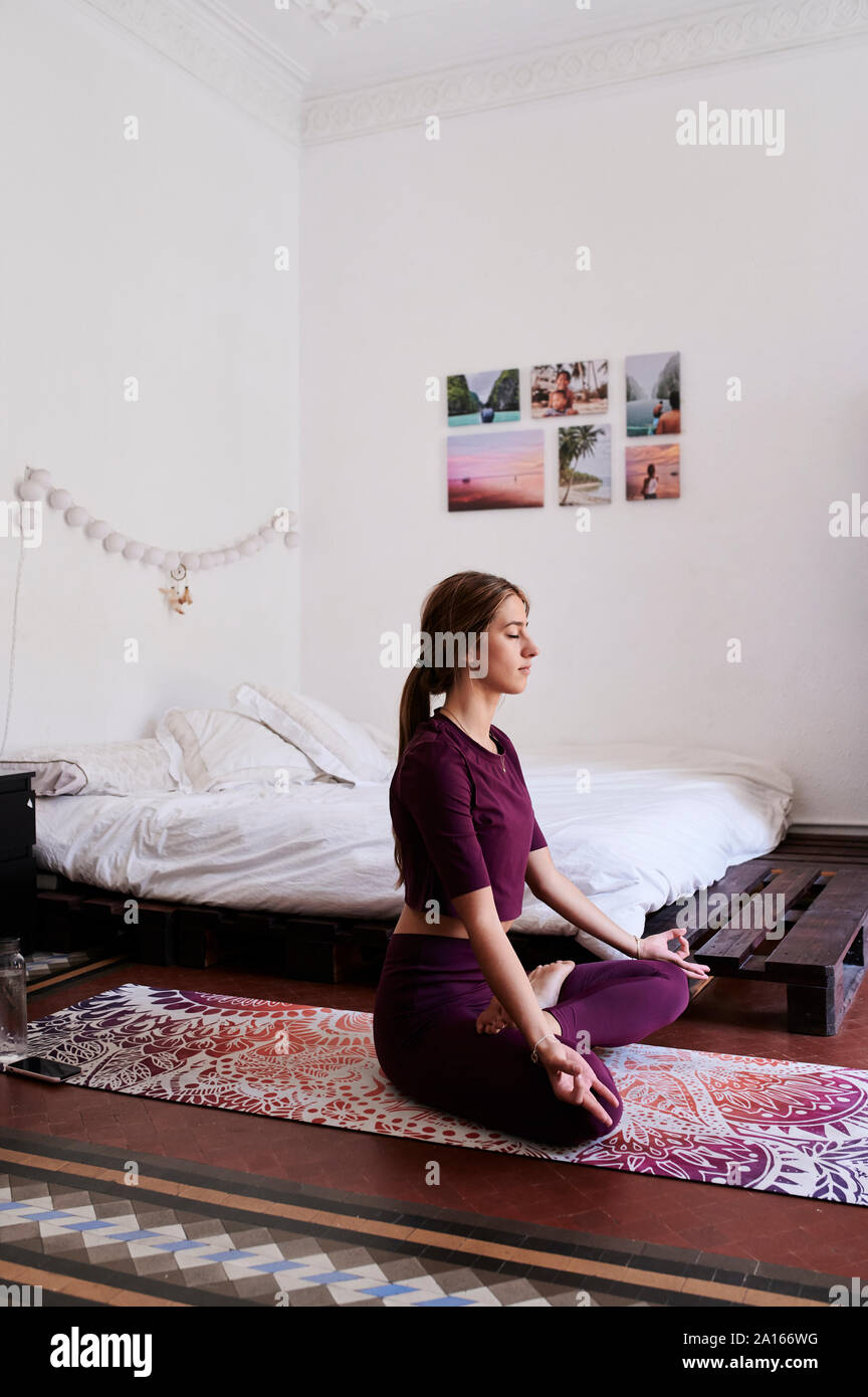Young brunette in bed hi-res stock photography and images - Alamy