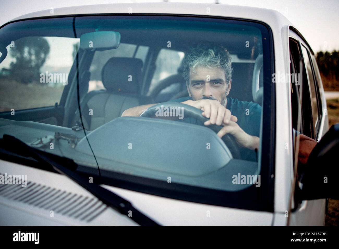 Man in vehicle hi-res stock photography and images - Alamy