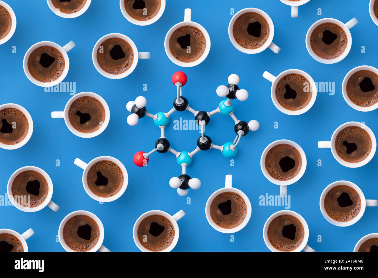 Chemical structure of caffeine hi-res stock photography and images - Alamy