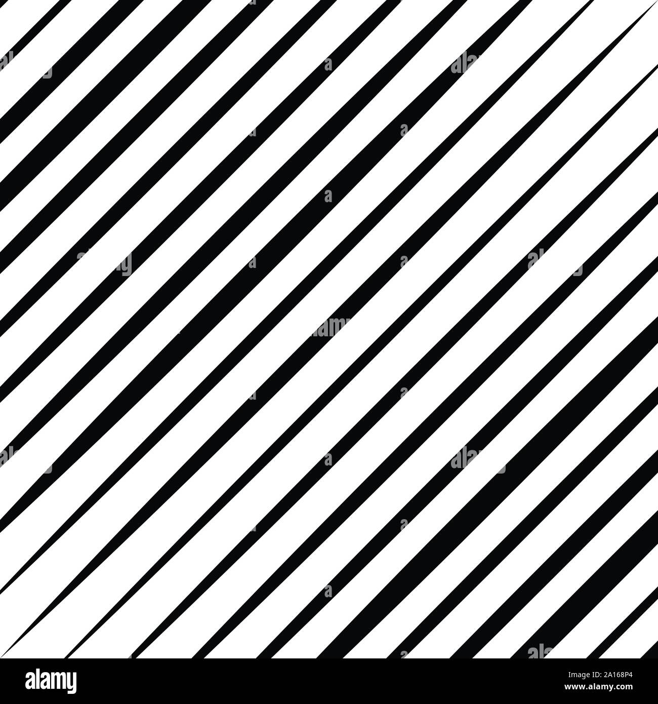 Dynamic diagonal, oblique, slanted lines, stripes geometric pattern, background. Texture with ...