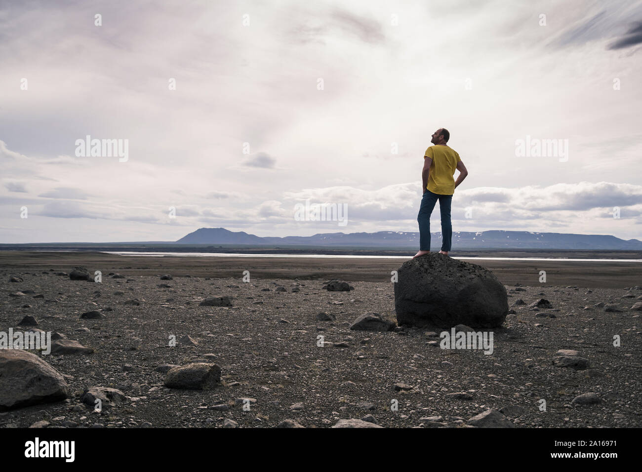 Rock man standing hi-res stock photography and images - Alamy
