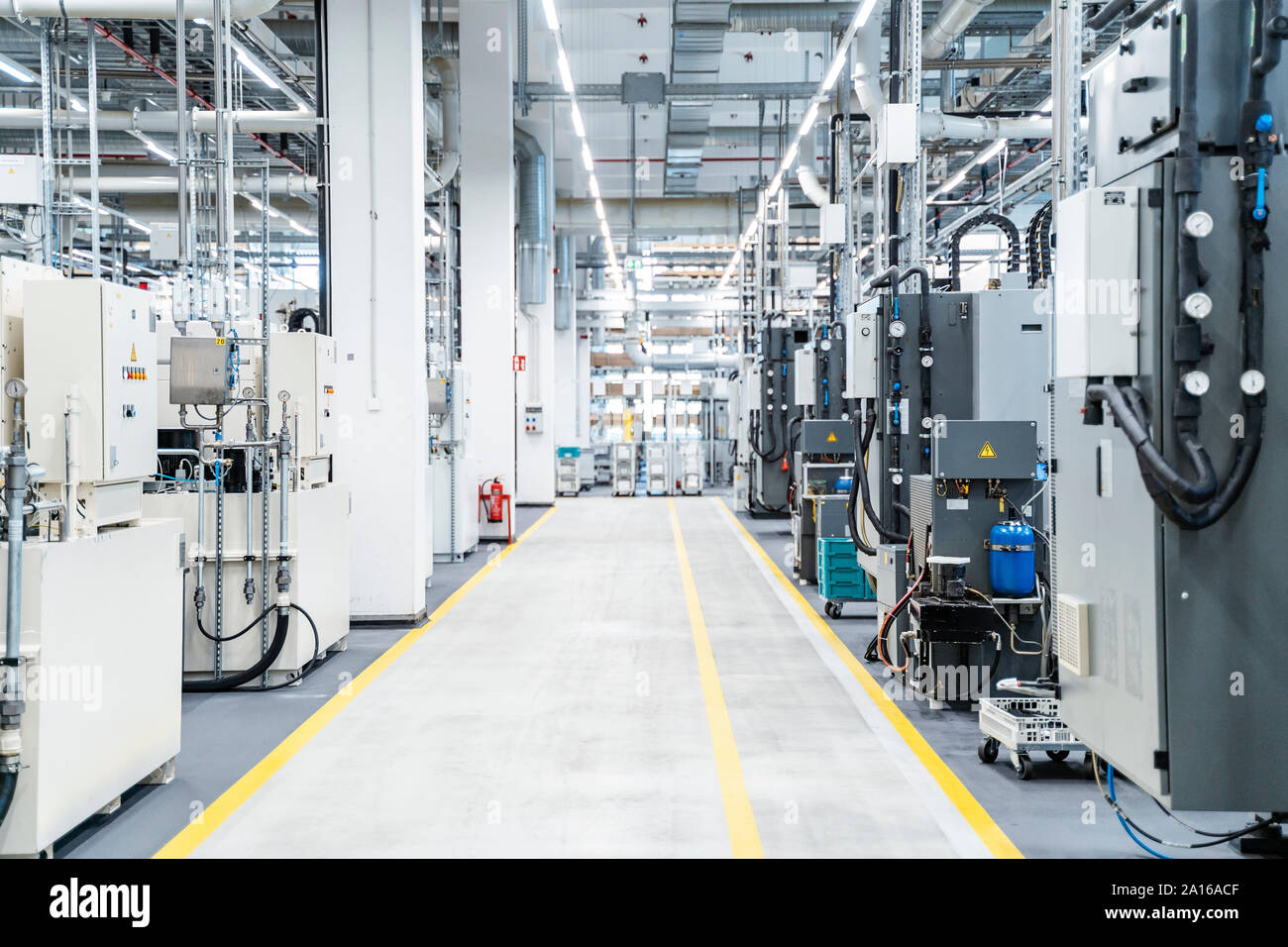 Modern Factory Machinery