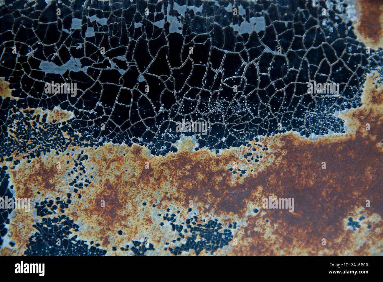 Abstract of chipped enamel and rust Stock Photo - Alamy
