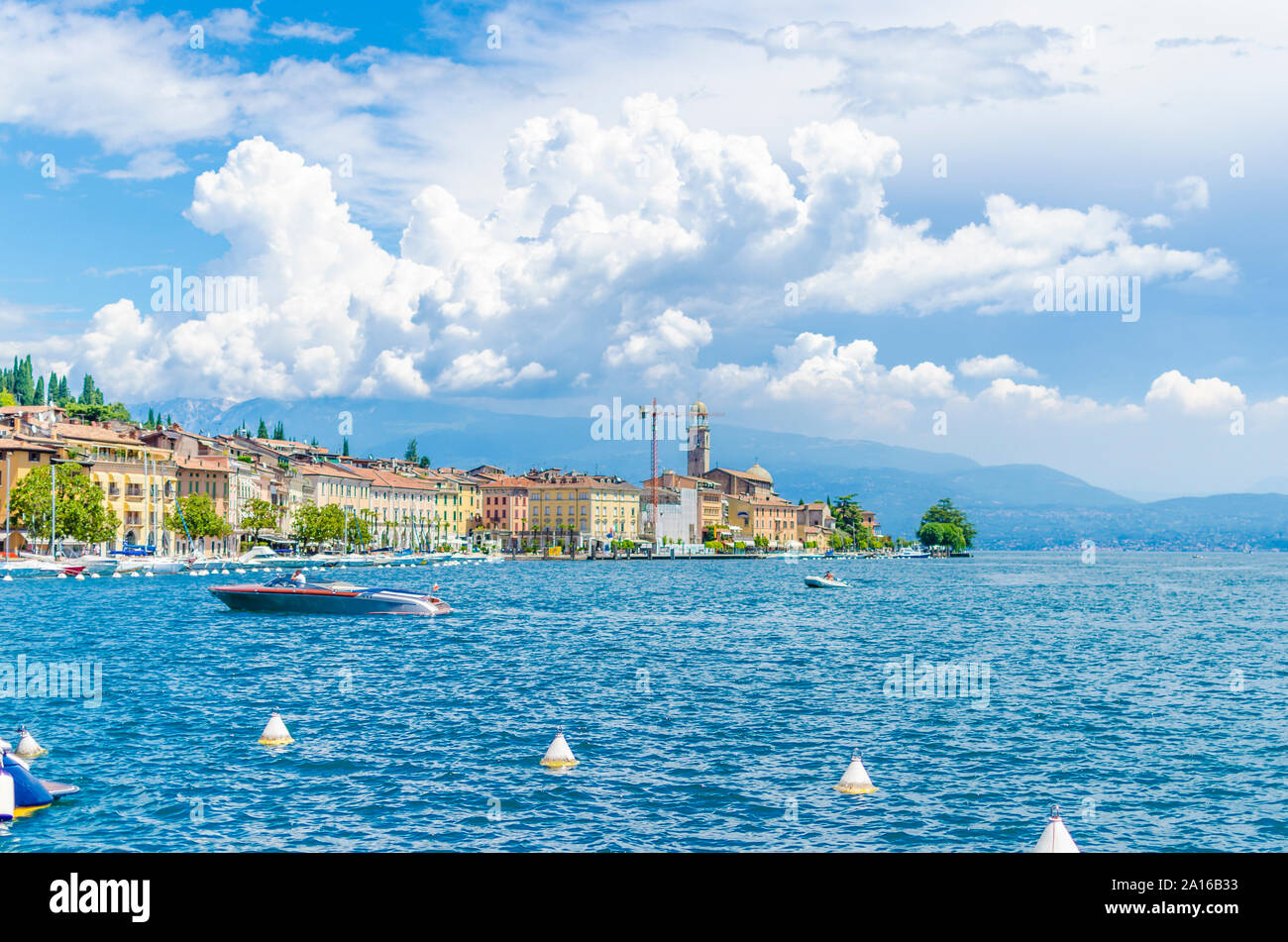 Italy, Lombardy, Salo, Lake Garda Stock Photo - Alamy