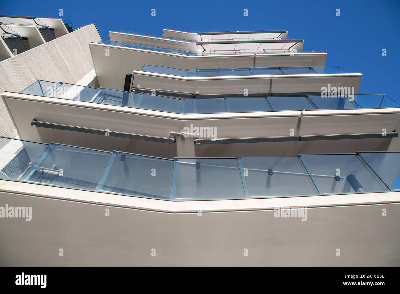 Glass balconies hi-res stock photography and images - Alamy