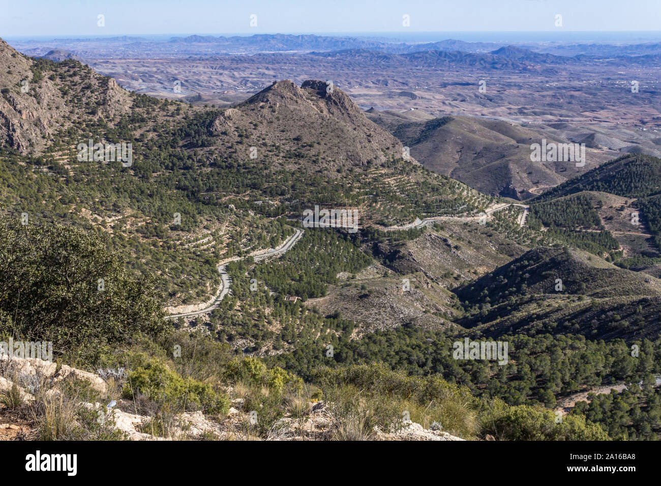 Andalucia Mountain Landscape, Spain Stock Photo - Alamy