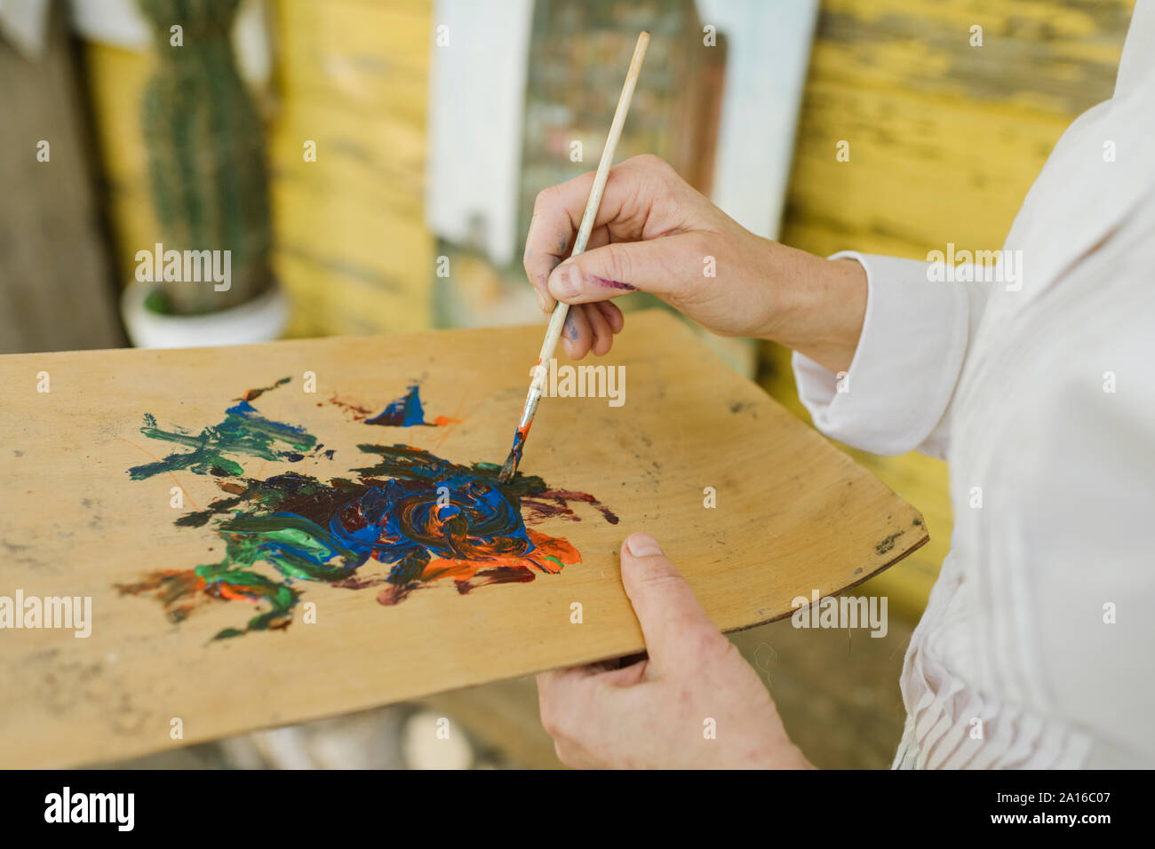Hands colours hi-res stock photography and images - Alamy