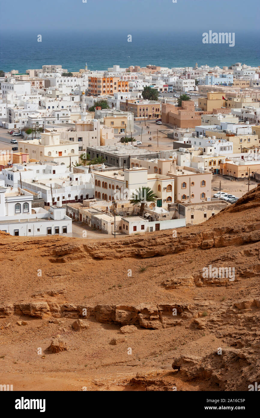 Coastal town Sur, Oman Stock Photo - Alamy
