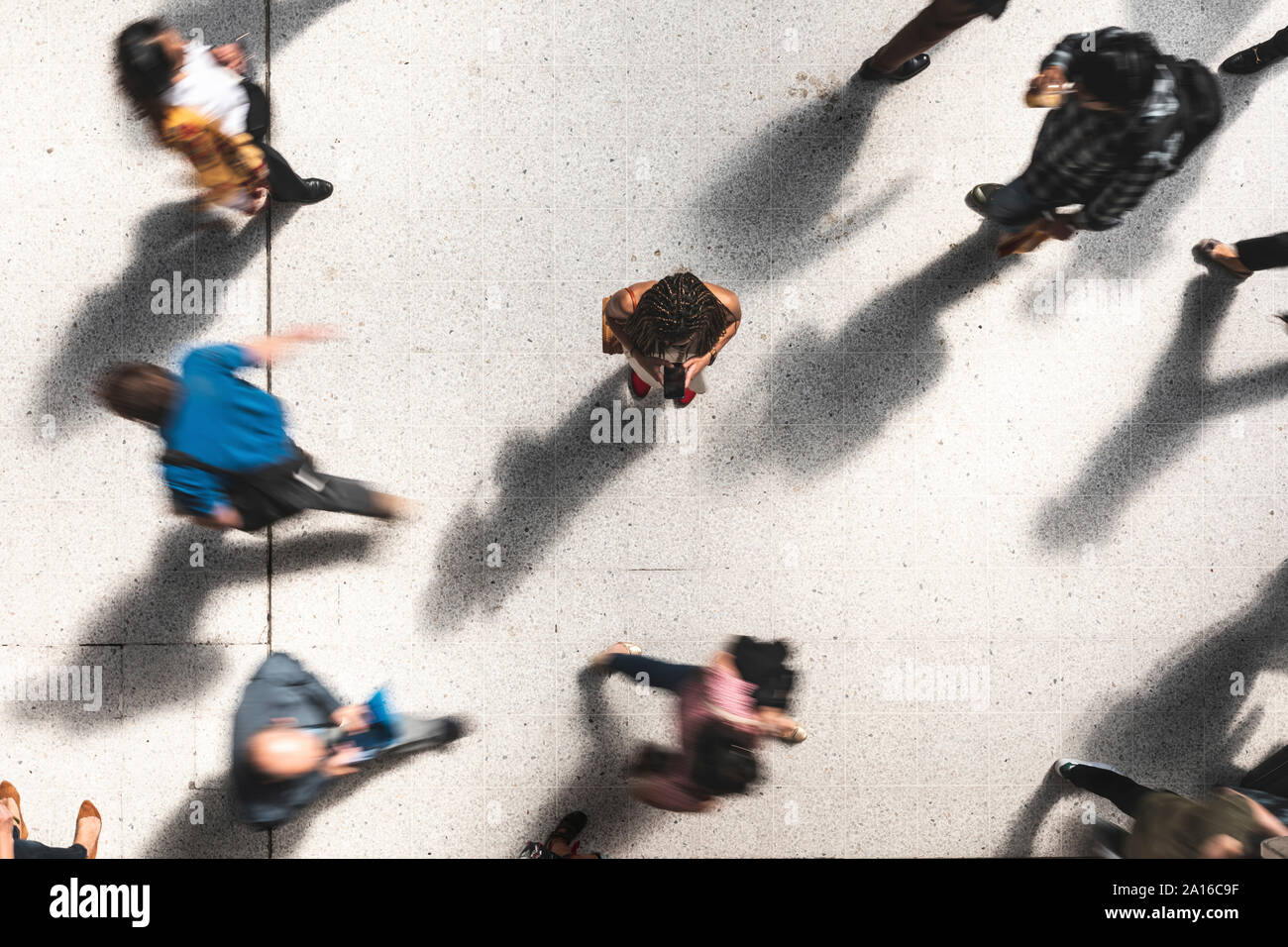 People Hurrying High Resolution Stock Photography and Images - Alamy
