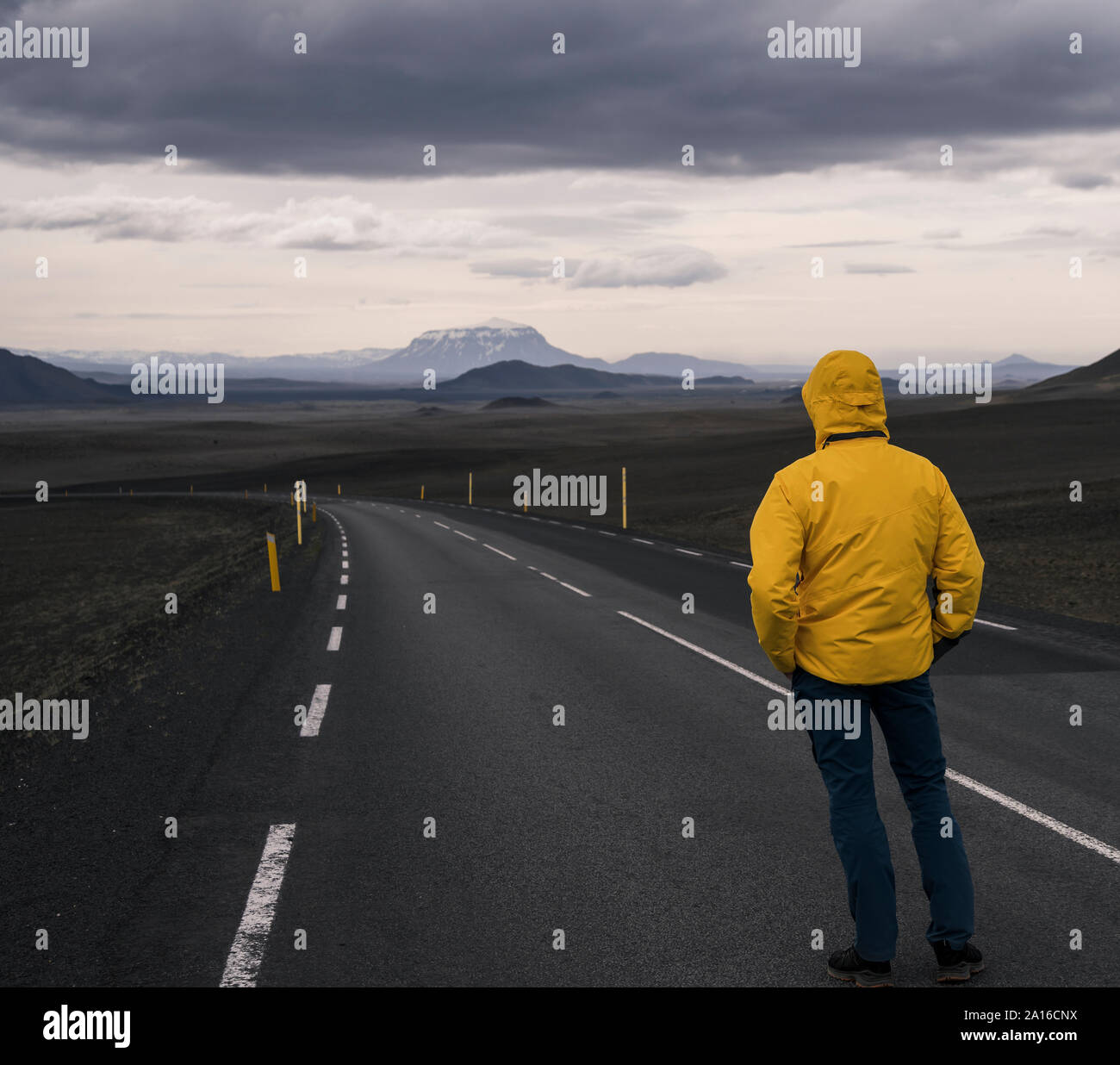 Empty highland road hi-res stock photography and images - Alamy