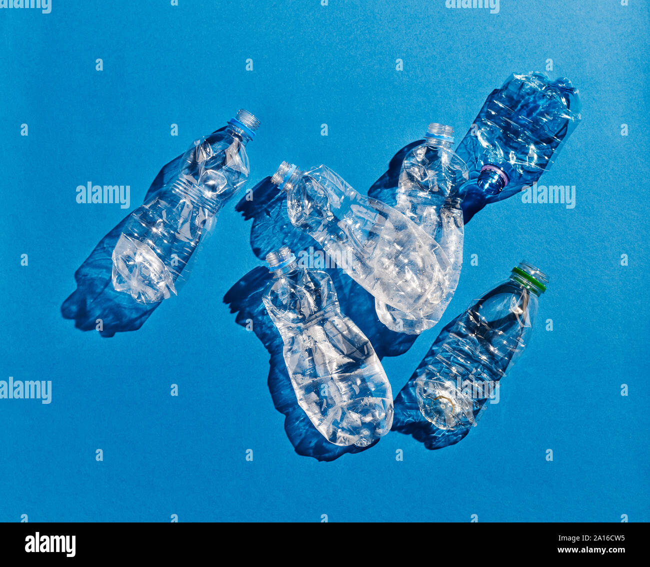 Squashed plastic bottles hi-res stock photography and images - Alamy