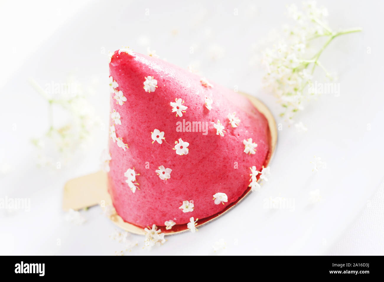 Cone Shaped Fancy Cake Stock Photo - Alamy