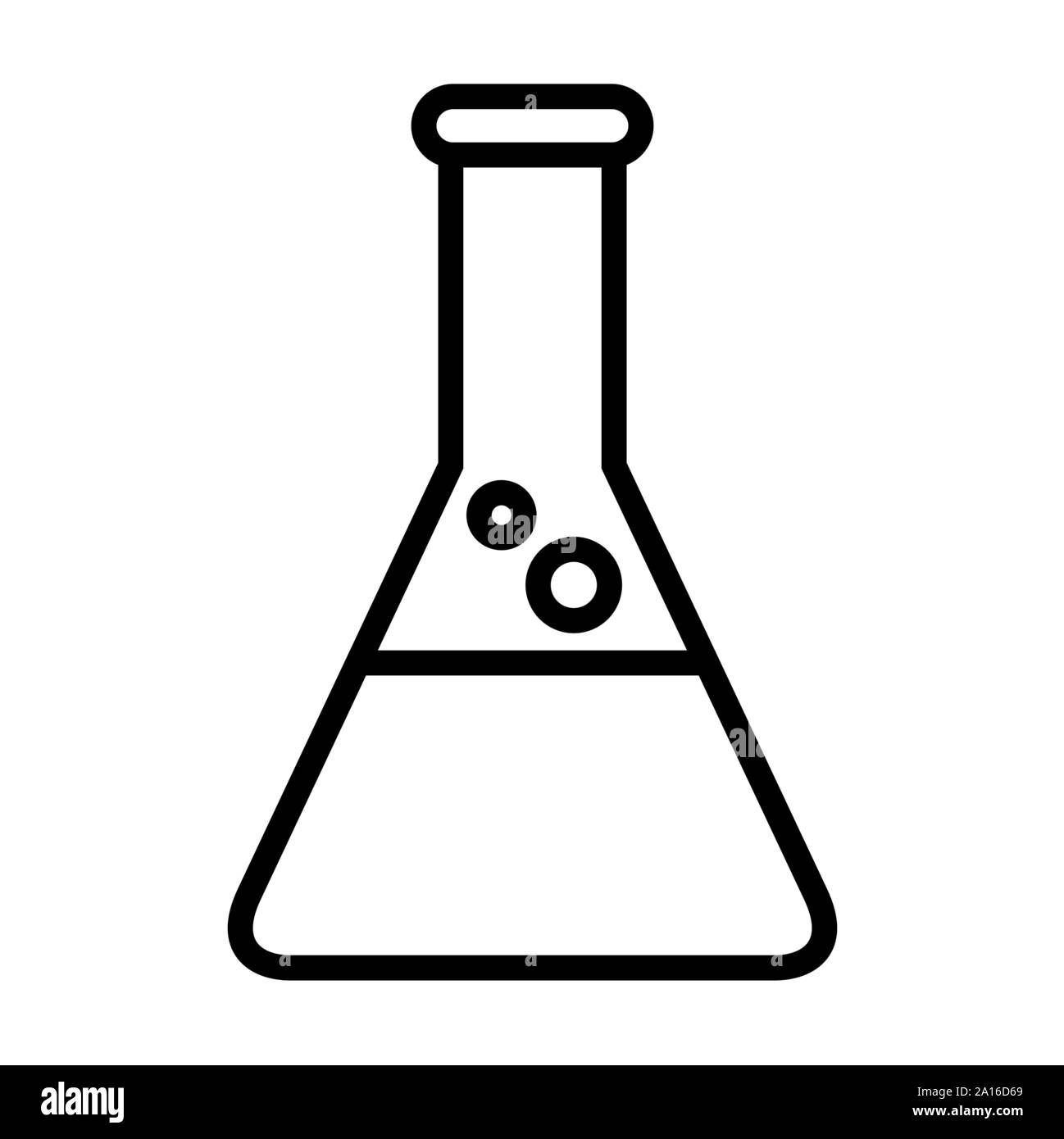 Lab flask icon Stock Vector Image & Art - Alamy
