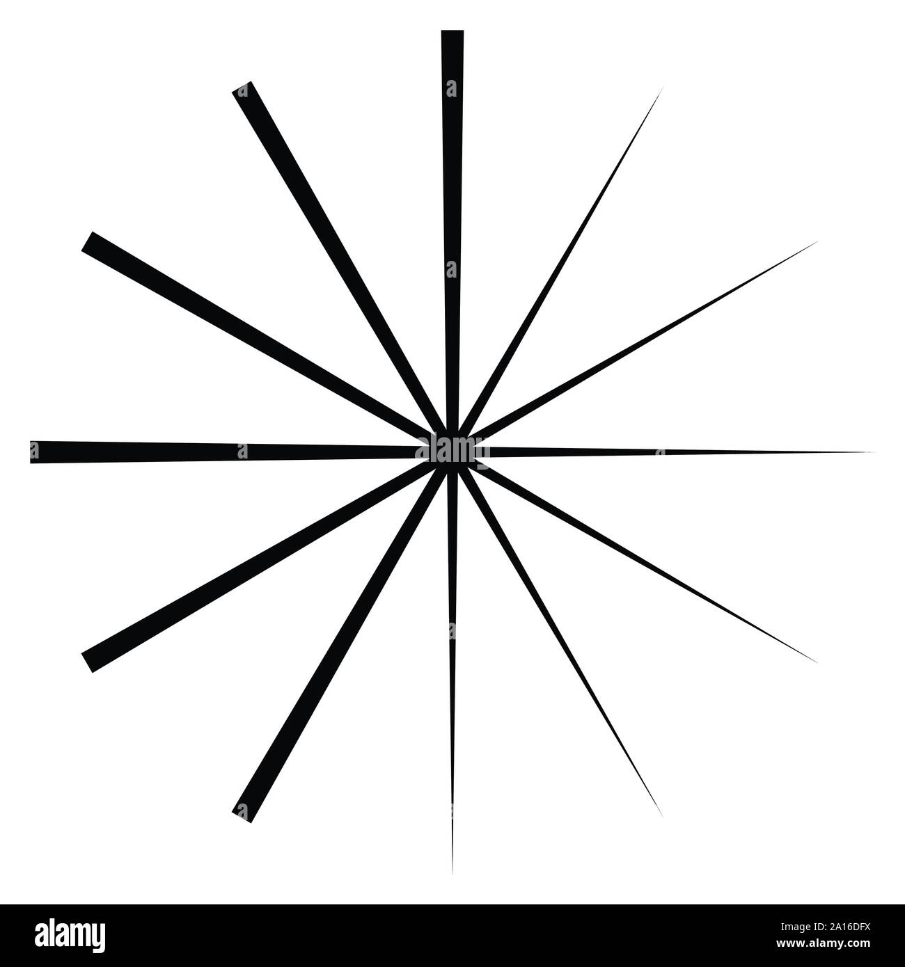 Radial burst lines circular element. Starburst, sunburst graphics ...