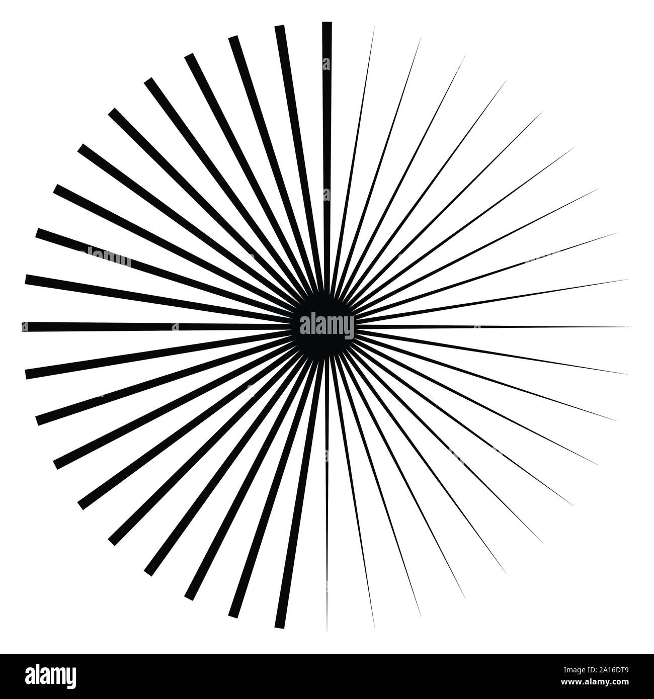 Radial burst lines circular element. Starburst, sunburst graphics ...