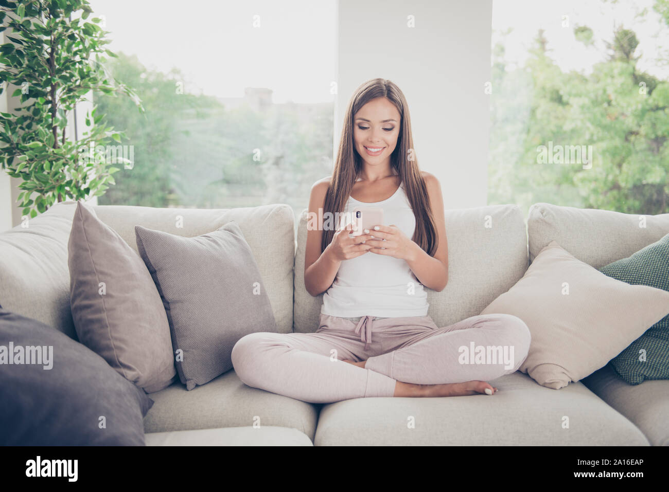 Modern technology pda pad fun joy concept. Attractive optimistic Stock ...