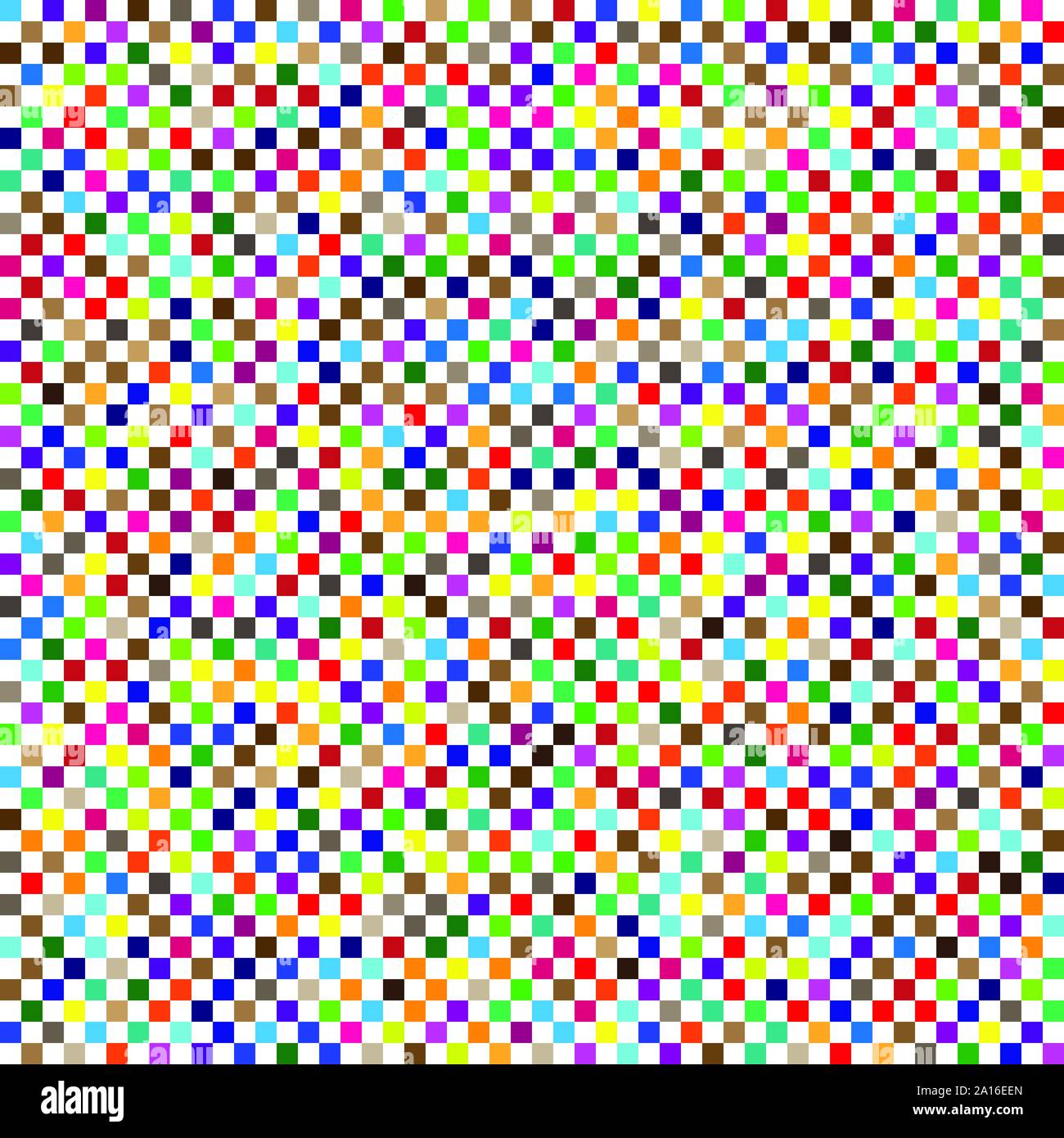 seamless random squares, mosaic tiles pixelated, pixels colorful ...