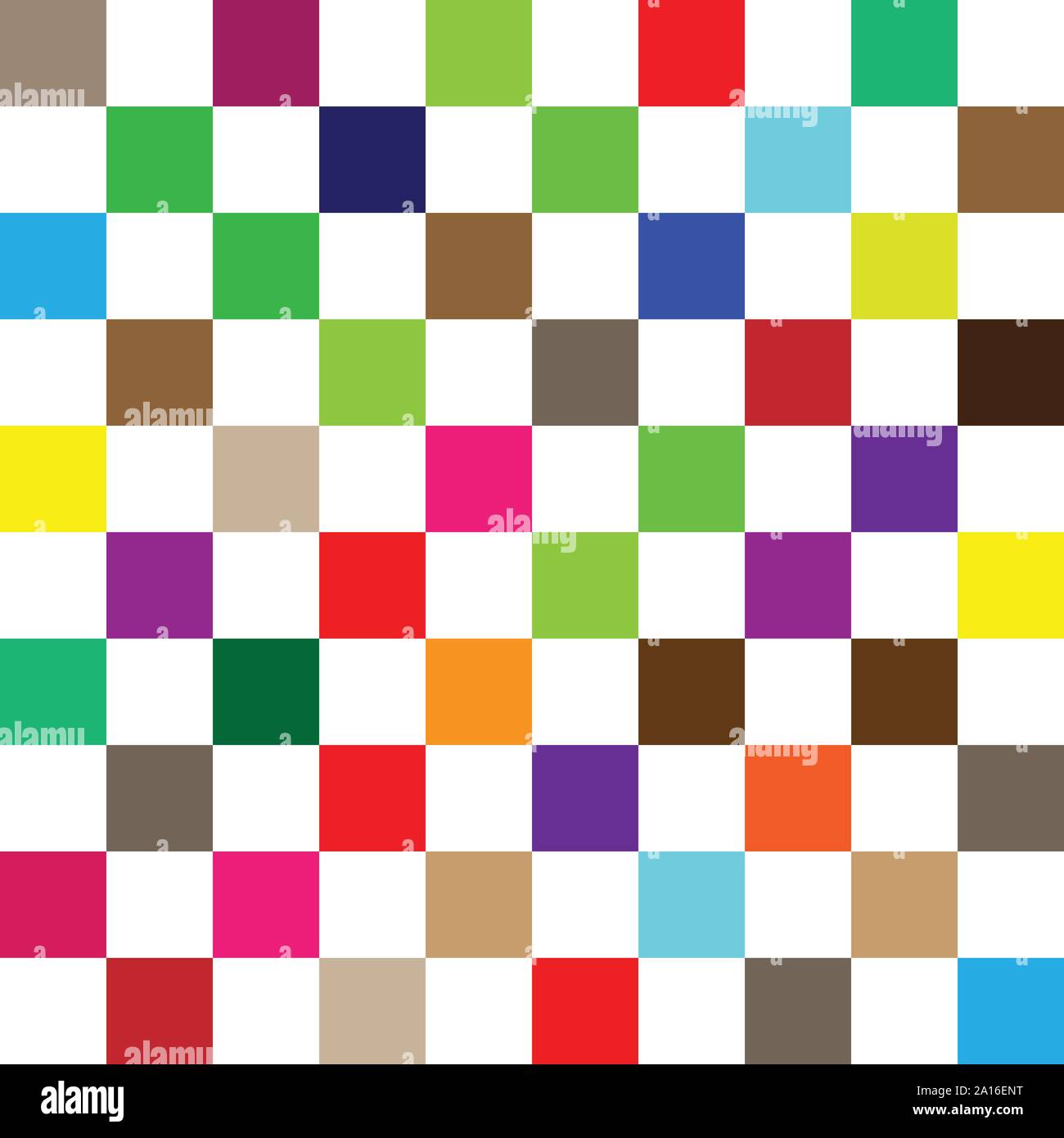 Seamless colour blocks grid pattern hi-res stock photography and images ...