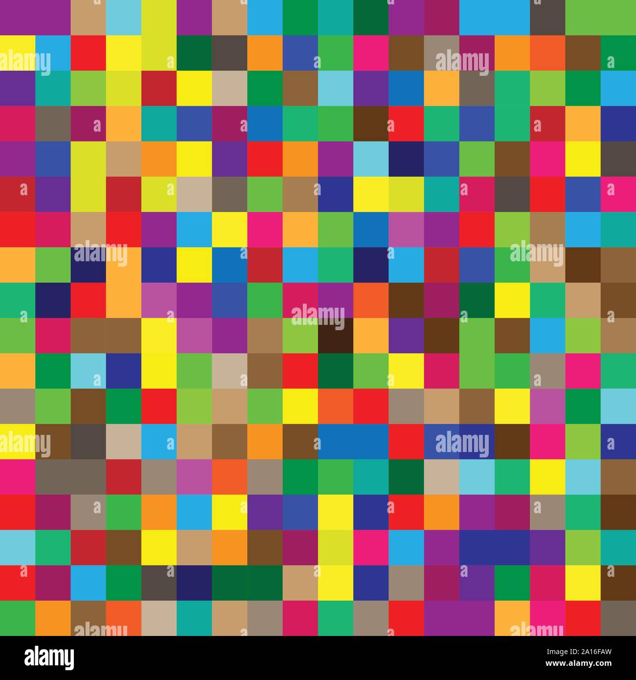 seamless random squares, mosaic tiles pixelated, pixels colorful ...