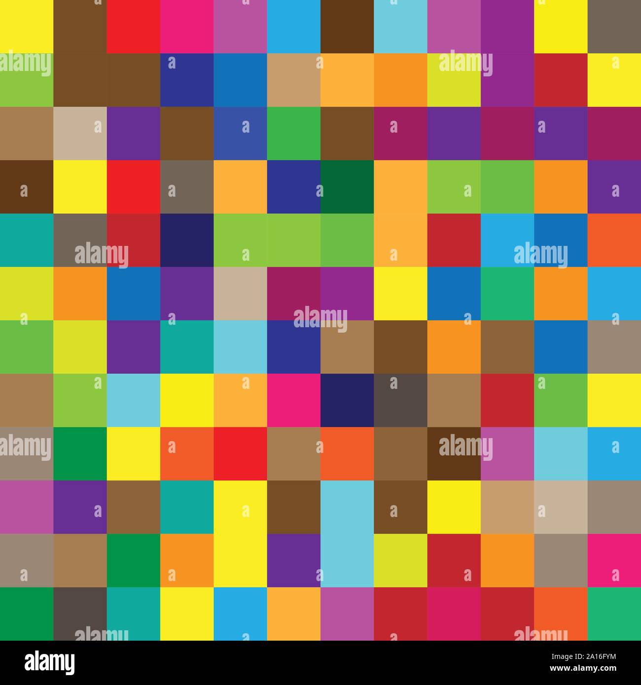 seamless random squares, mosaic tiles pixelated, pixels colorful ...