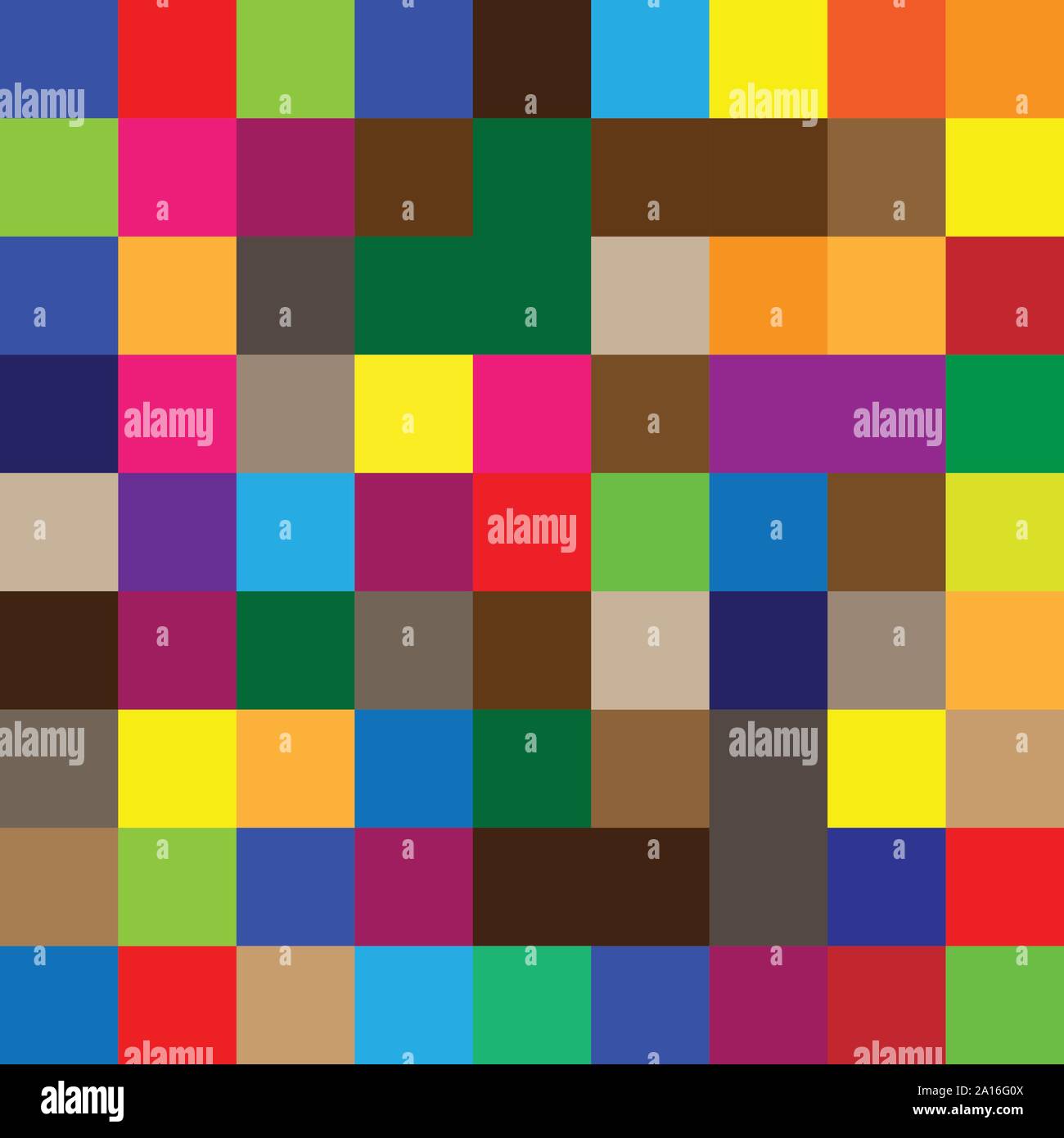 Seamless colour blocks grid pattern hi-res stock photography and images ...