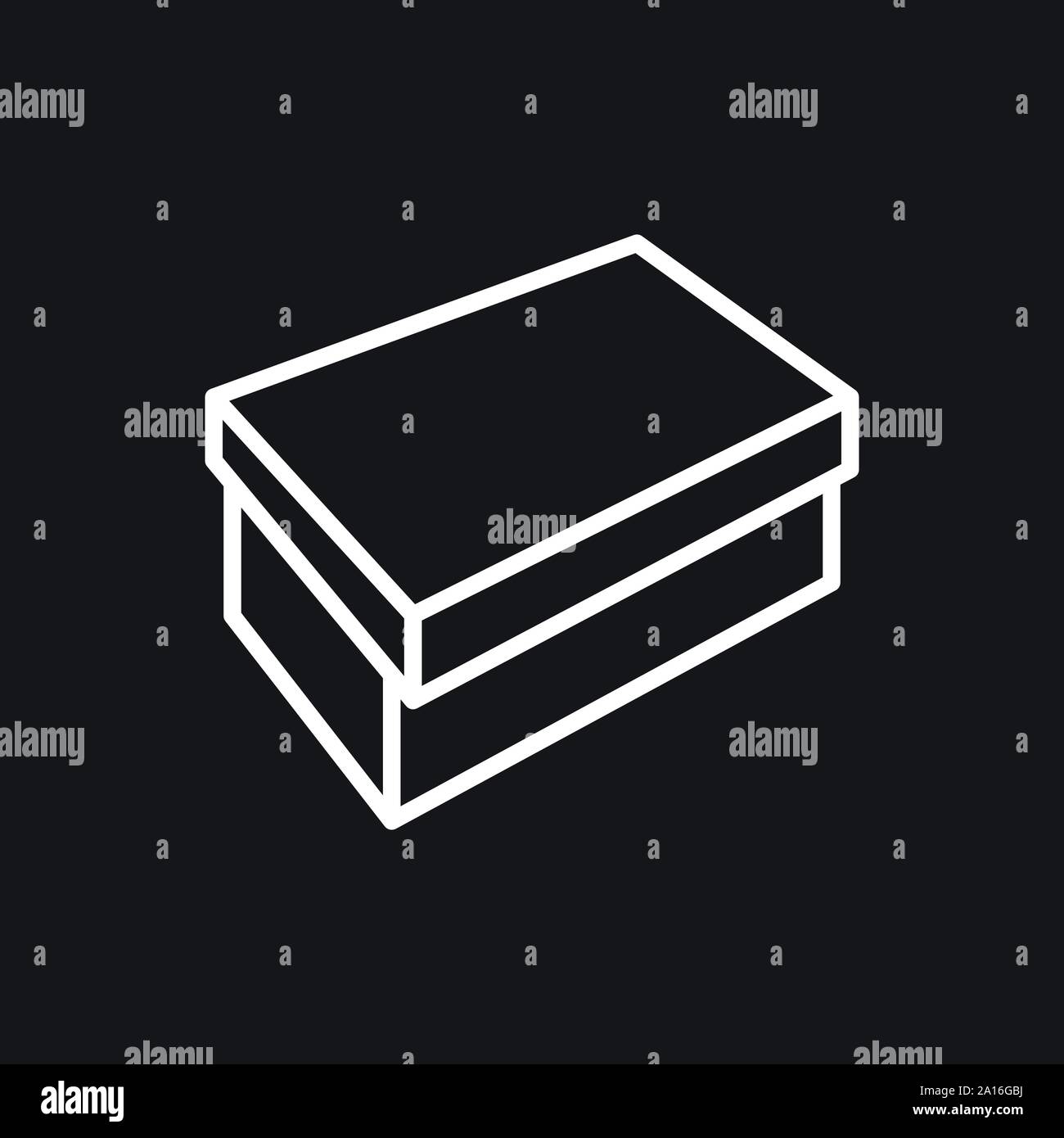 Box icon or logo in modern style Stock Vector Image & Art - Alamy