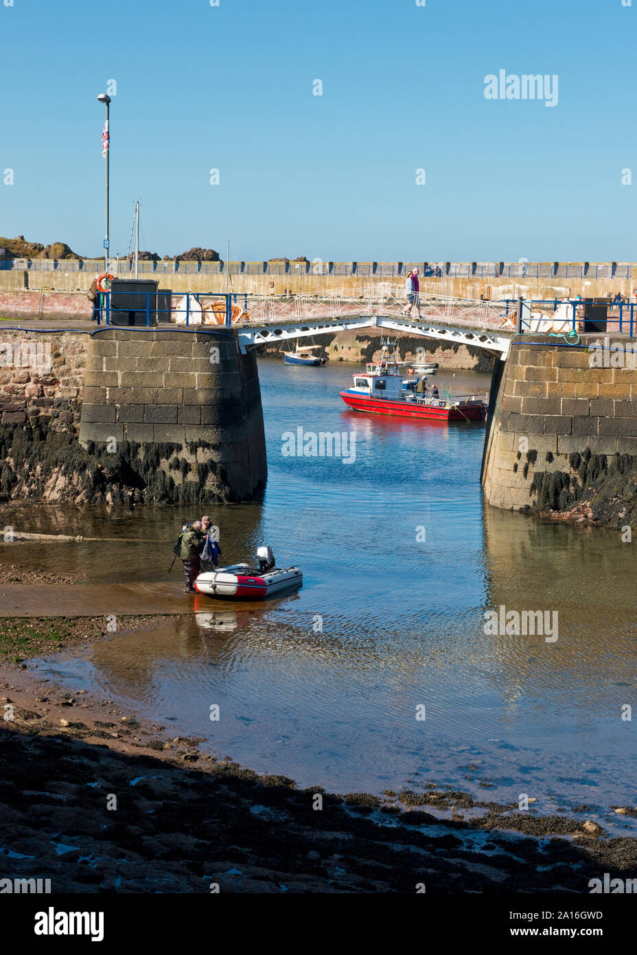 Dunbar wharf hi-res stock photography and images - Alamy